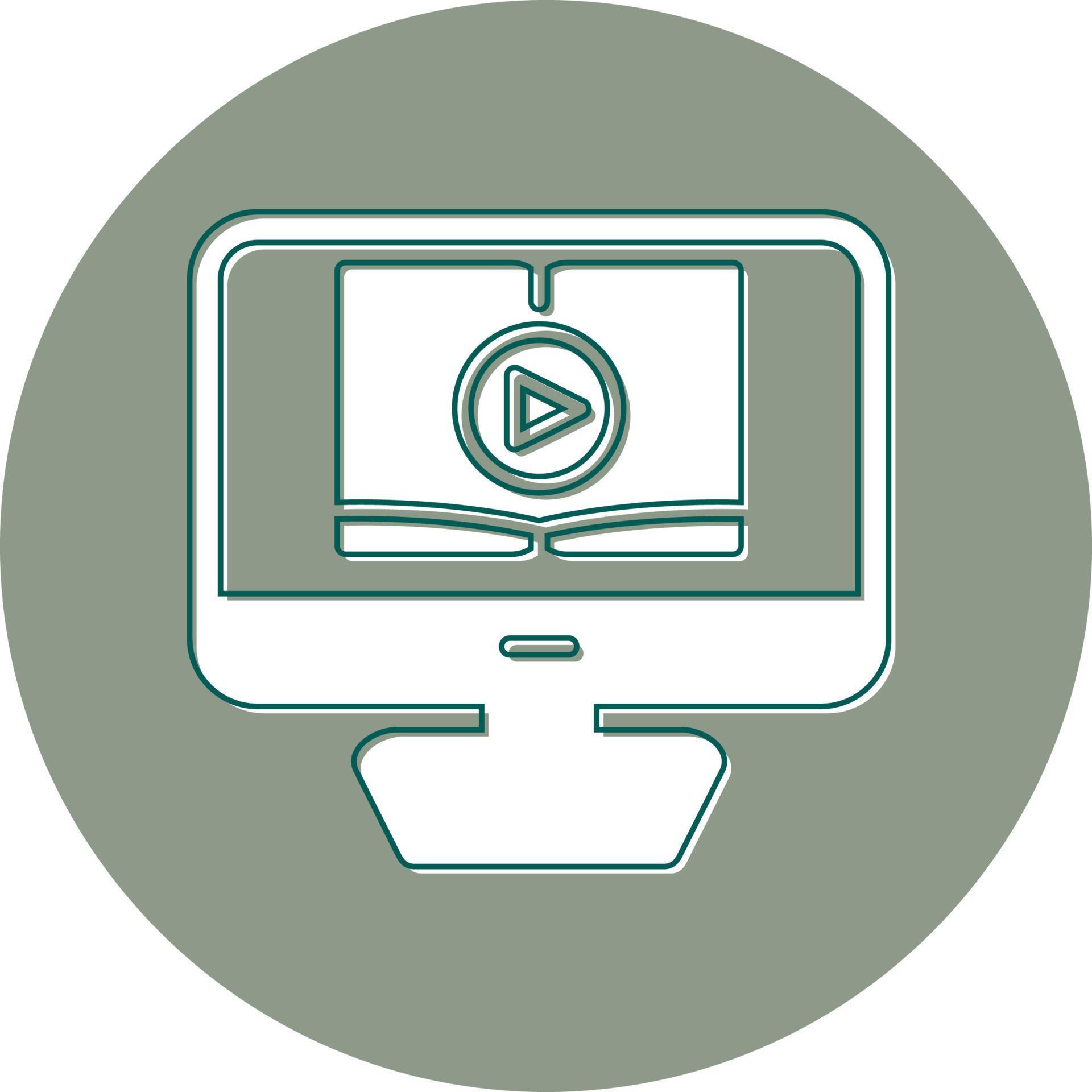 Tutorial Vector Icon 21063327 Vector Art at Vecteezy