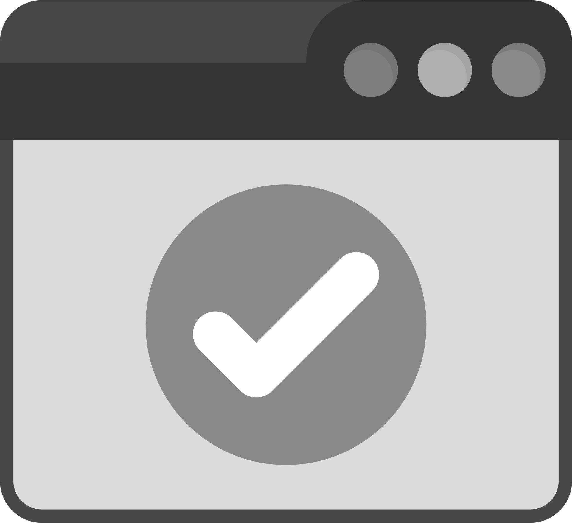 Web Checking Vector Icon 21064999 Vector Art at Vecteezy