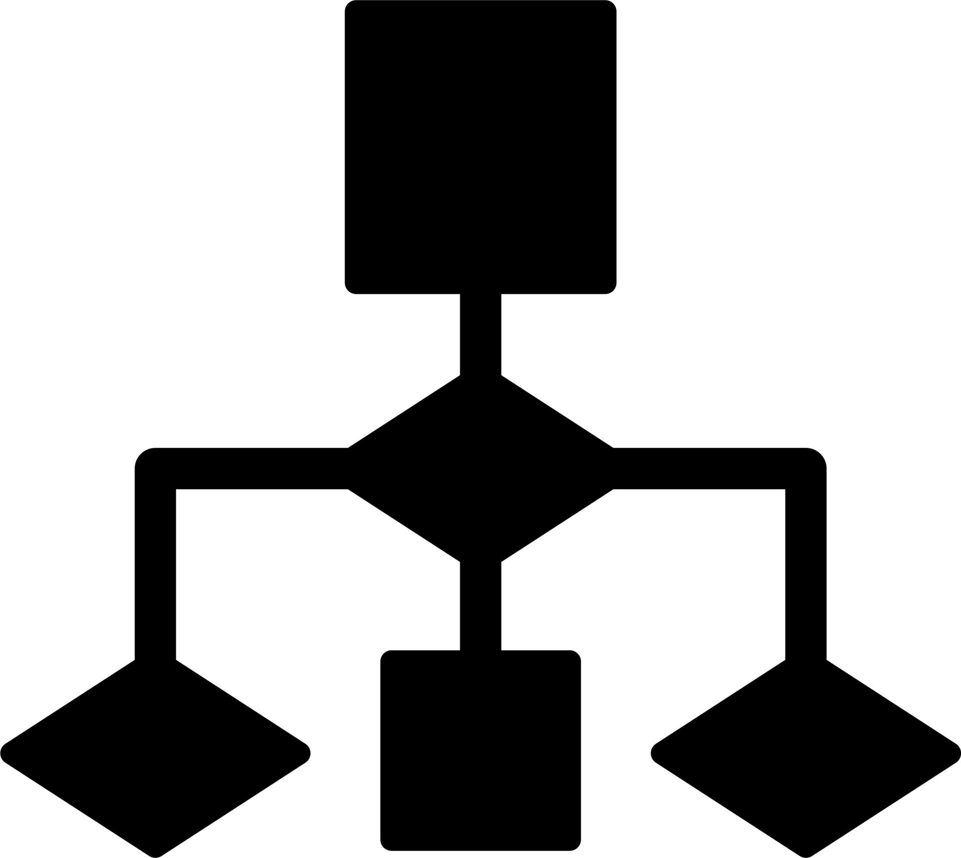 Flow Chart Vector Icon 21066361 Vector Art At Vecteezy