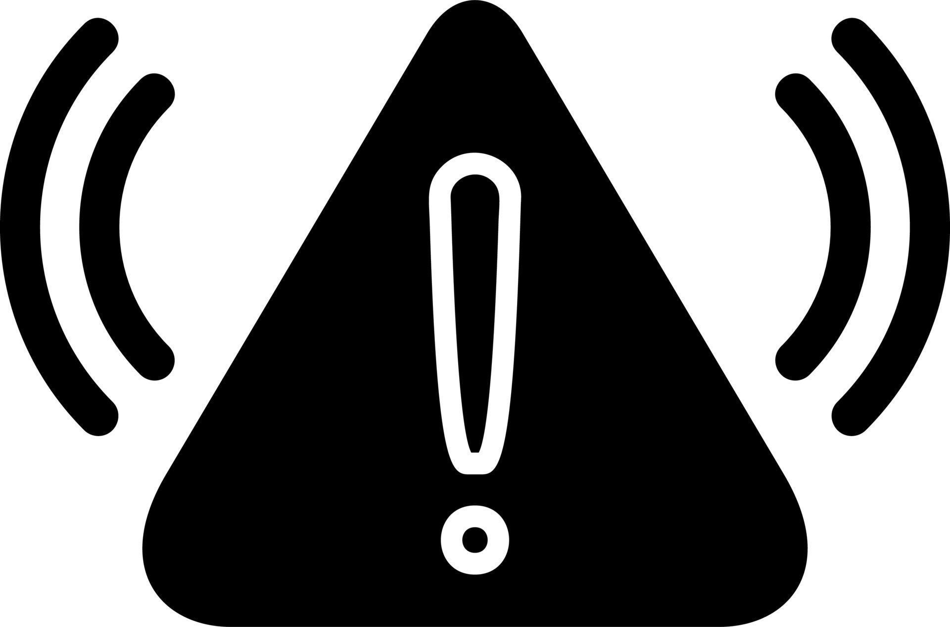 Caution Warning Vector Icon 21067318 Vector Art at Vecteezy