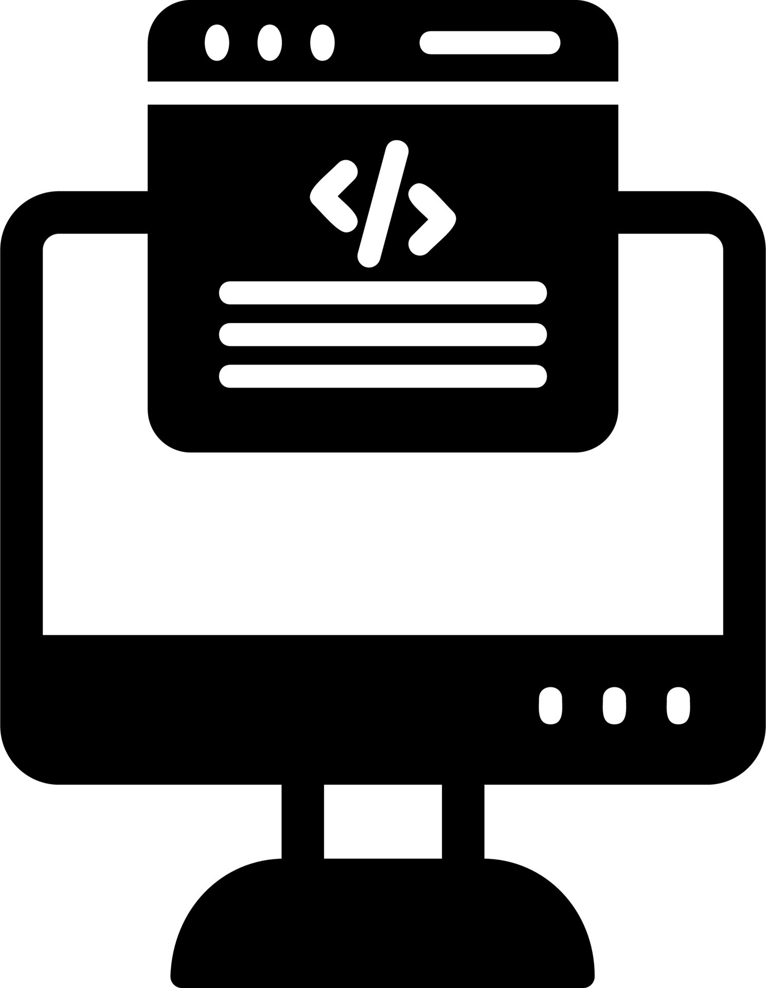 Web Programming Vector Icon 21067748 Vector Art At Vecteezy