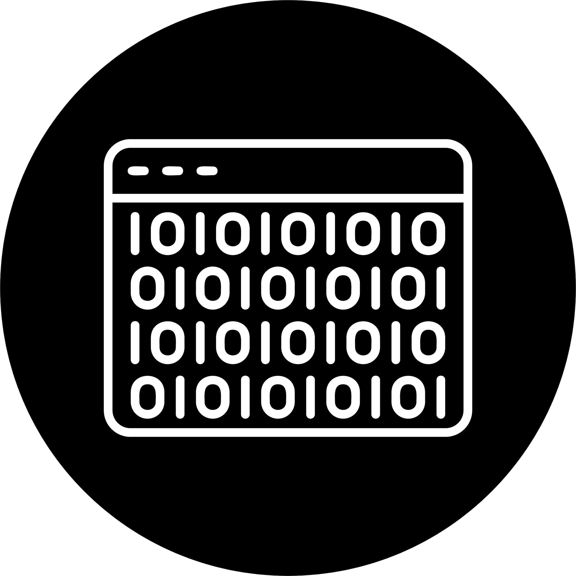Binary Code Vector Icon 21068028 Vector Art At Vecteezy