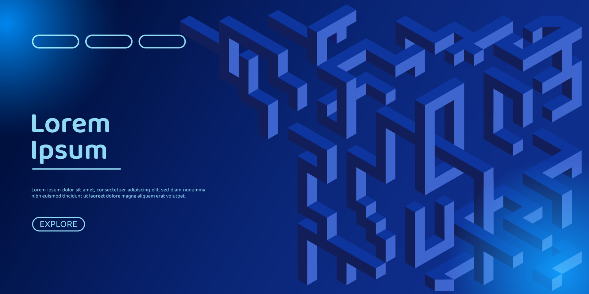 Abstract Isometric Shapes Background Vector Isometric Shapes Suitable For Design Elements