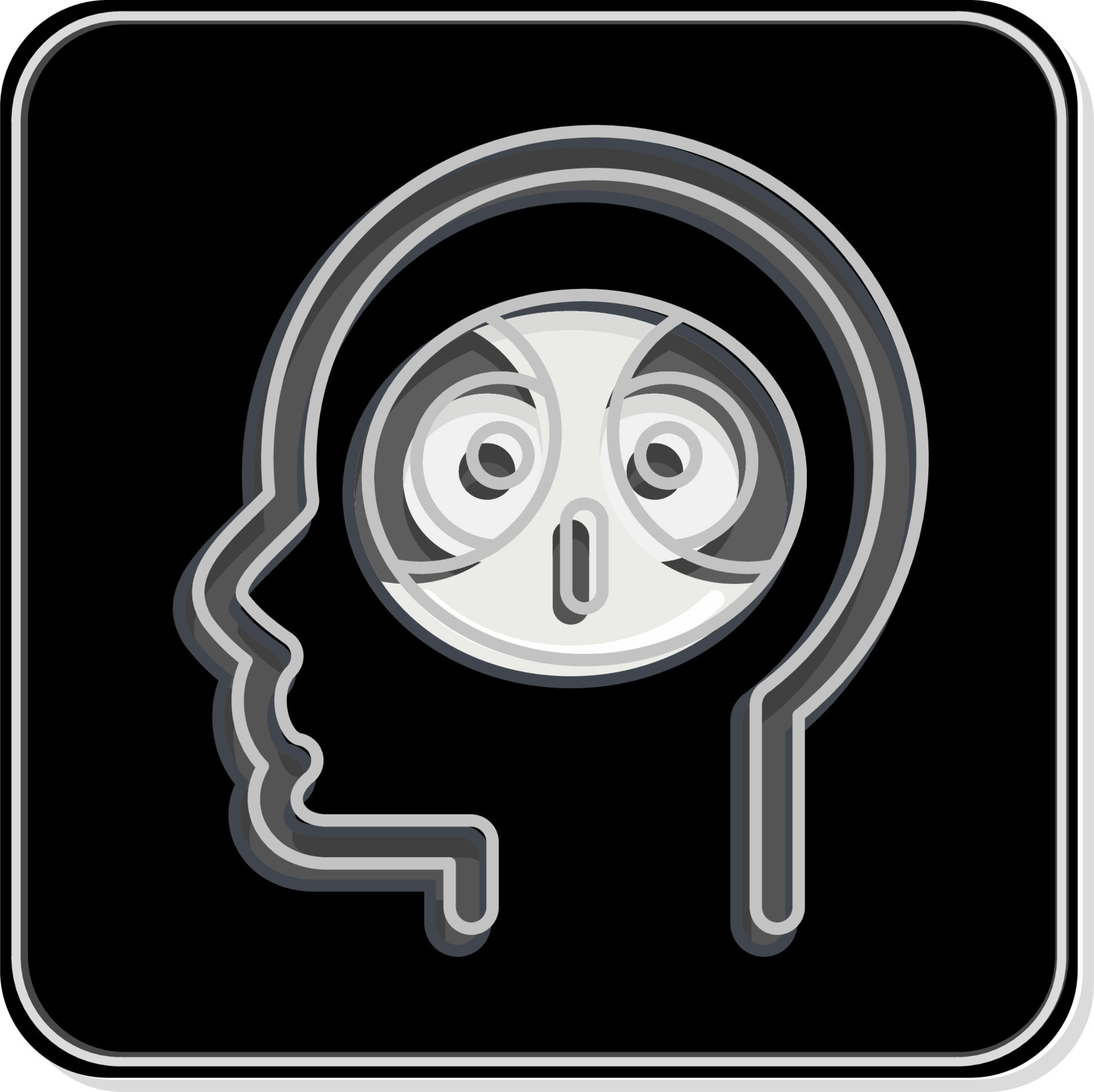 Icon Erudition. related to Psychology Personality symbol. simple design editable. simple ...