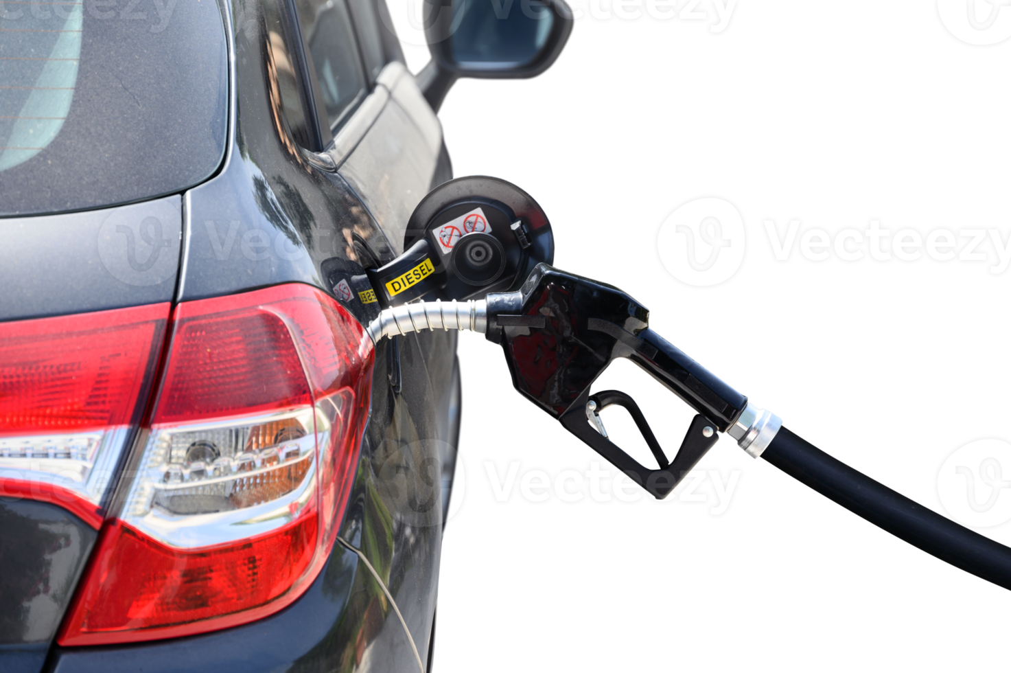 Fuel pump fill a tank of a car in a station 21081726 PNG