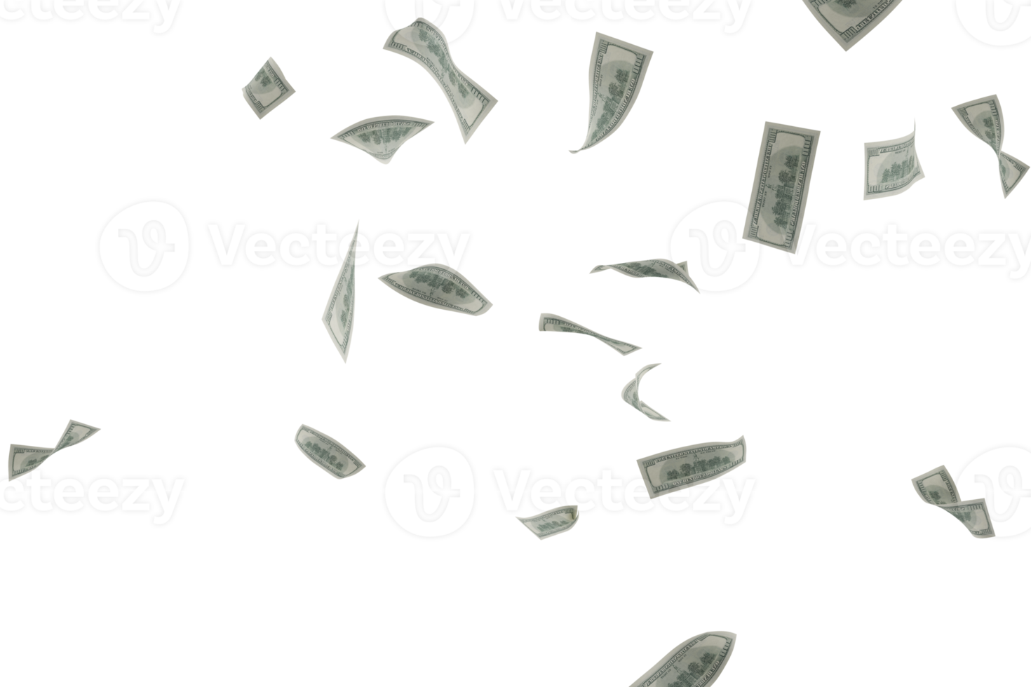 Money Falling PNGs for Free Download