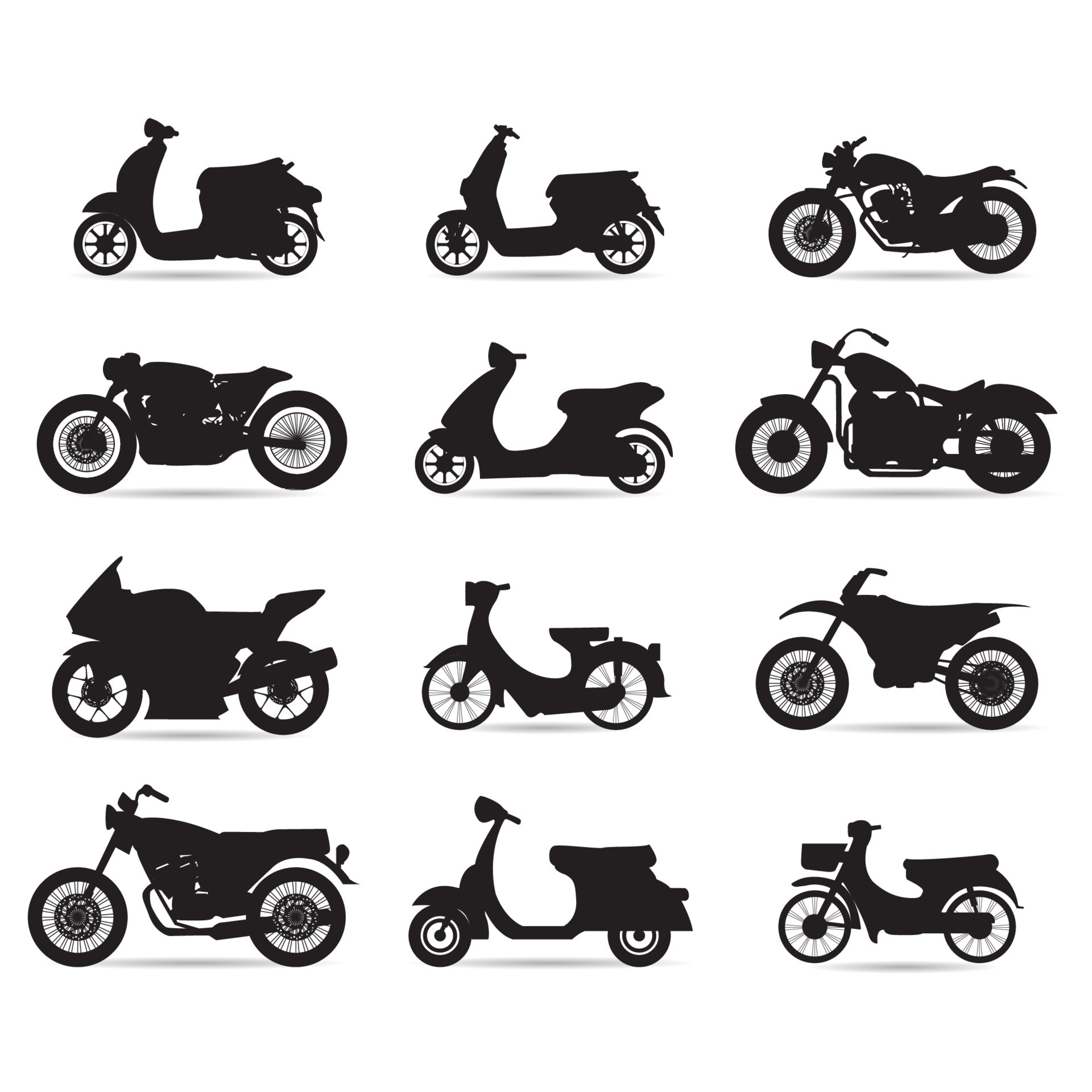 motorcycle vector set in silhouette style 21082599 Vector Art at Vecteezy motorcycle vector set in silhouette style 21082599 Vector Art at Vecteezy
