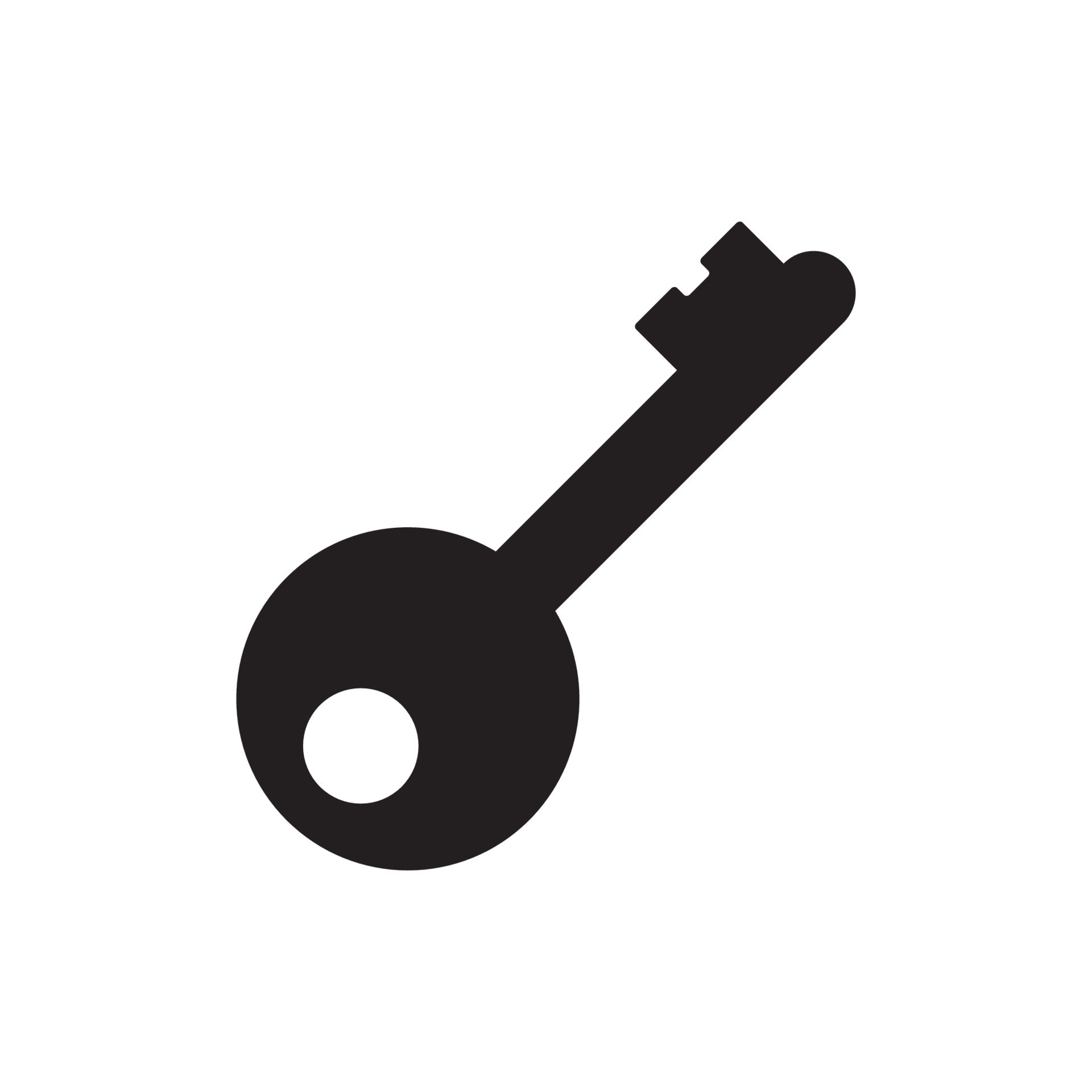 Key icon isolated vector illustration. 21085126 Vector Art at Vecteezy