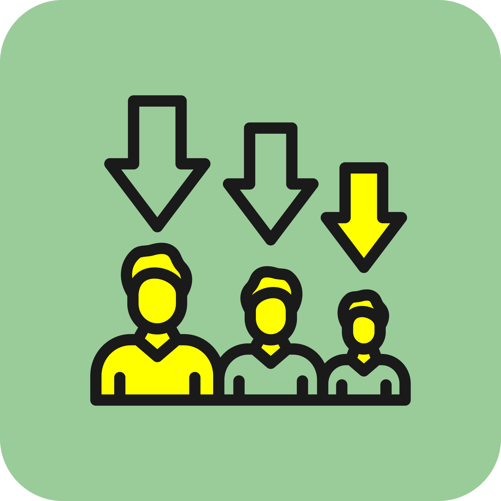 Downsizing Vector Icon Design 21086721 Vector Art at Vecteezy