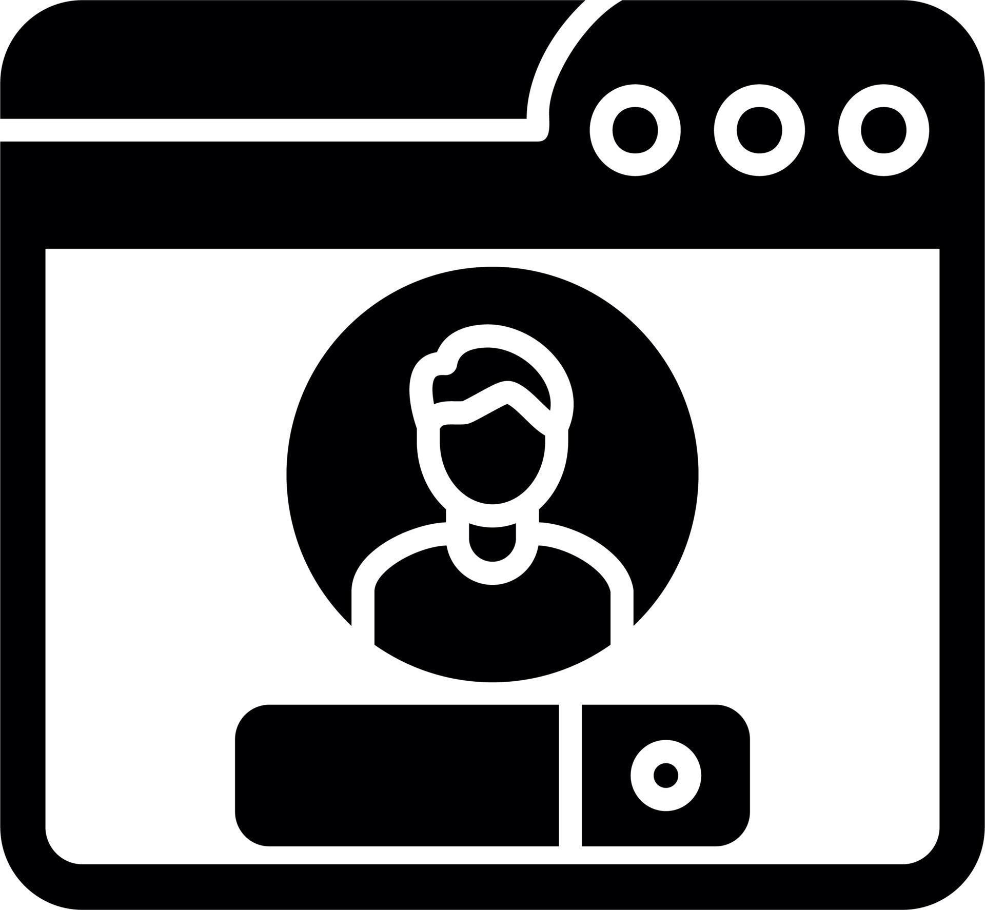 Web Login Vector Icon 21087521 Vector Art at Vecteezy