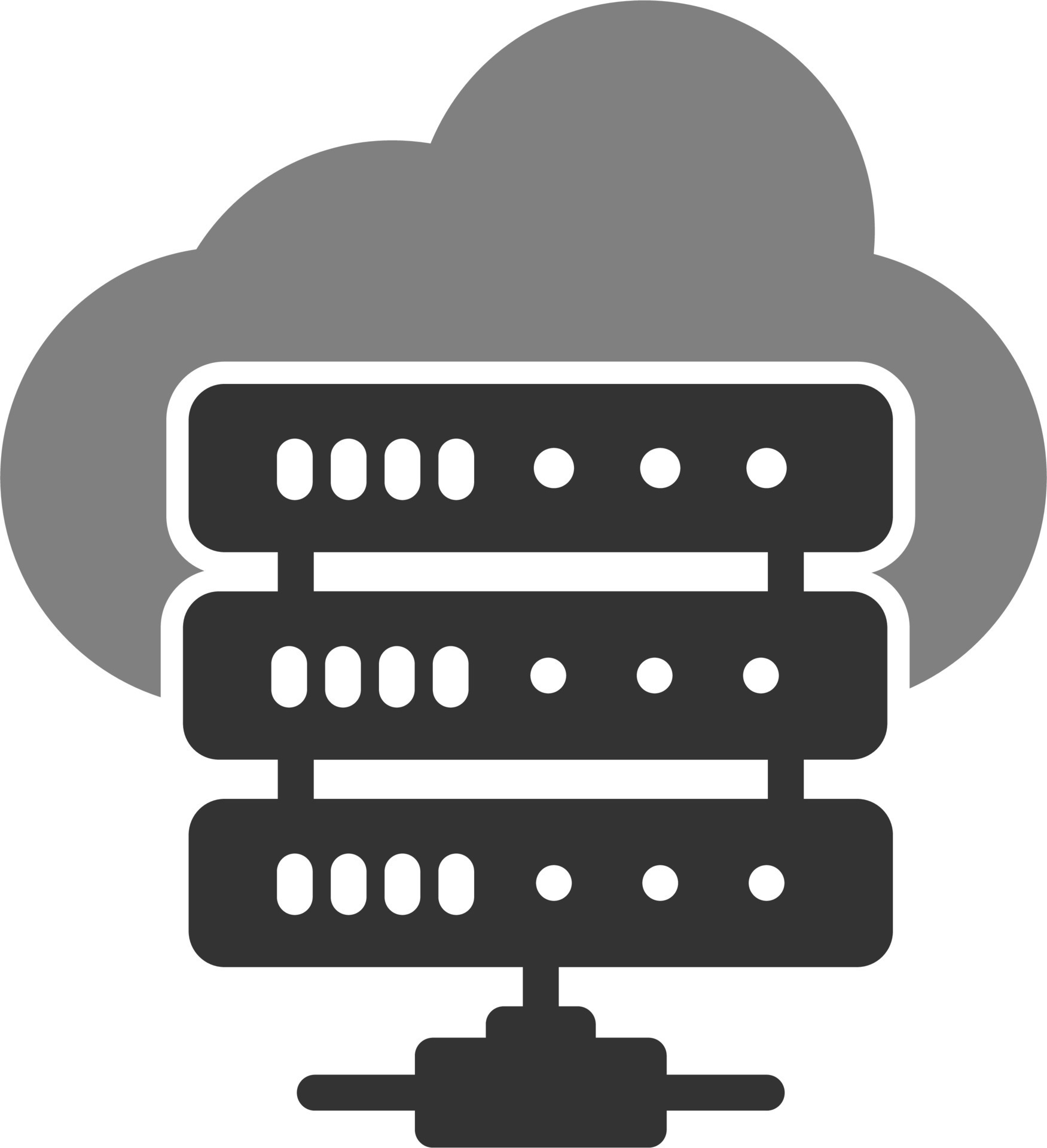 Cloud Server Icon 21088437 Vector Art at Vecteezy