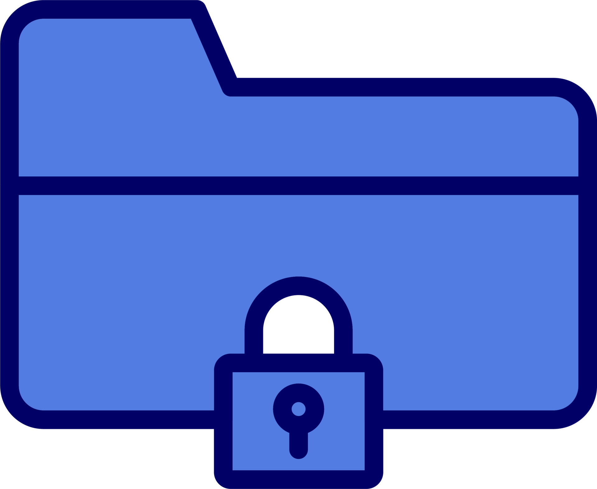 Folder Security Vector Icon 21089178 Vector Art at Vecteezy