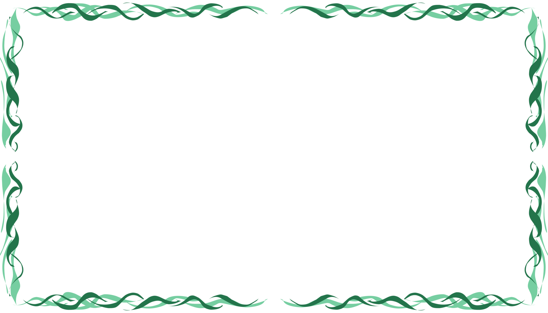 Green Abstract Frame Border Vintage Illustration Background 21095502 Png