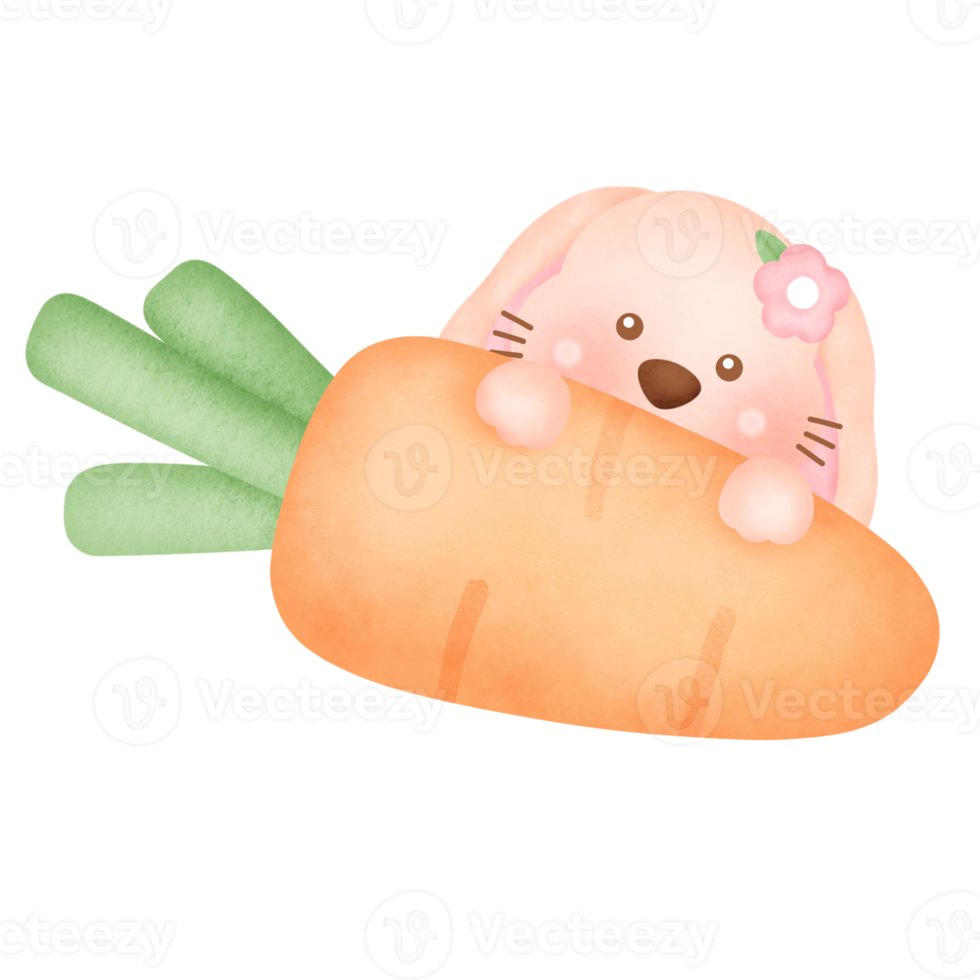 Watercolor Easter bunny 21096369 PNG Watercolor Easter bunny 21096369 PNG