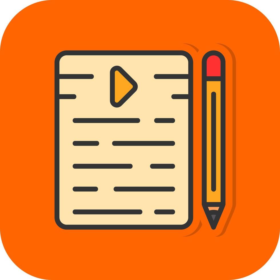 Script Writing Vector Icon Design 21098912 Vector Art At Vecteezy