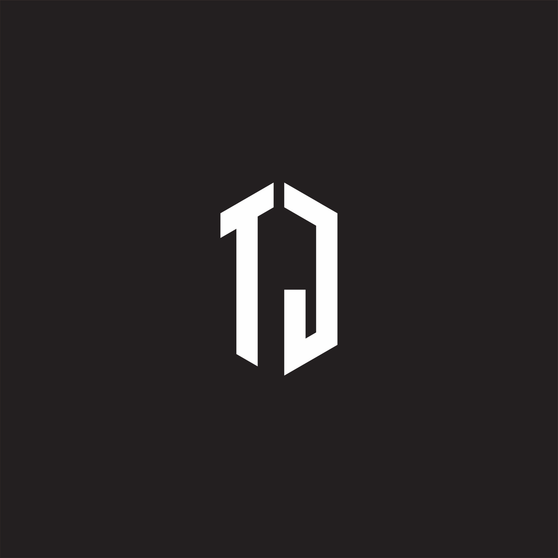 TJ Logo monogram with hexagon shape style design template 21099937 ... TJ Logo monogram with hexagon shape style design template 21099937 ...