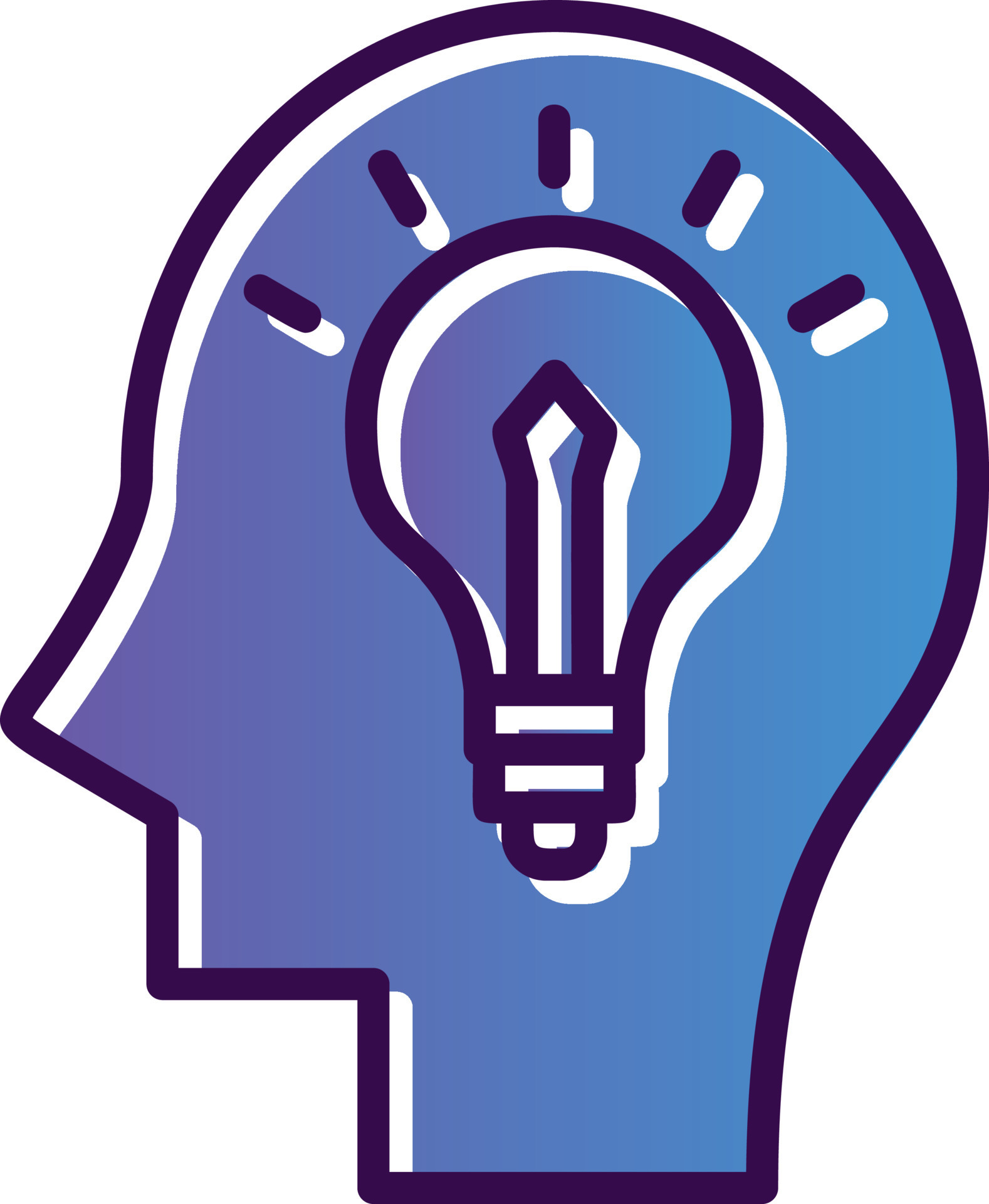 Creative Thinking Vector Icon Design 21101186 Vector Art At Vecteezy