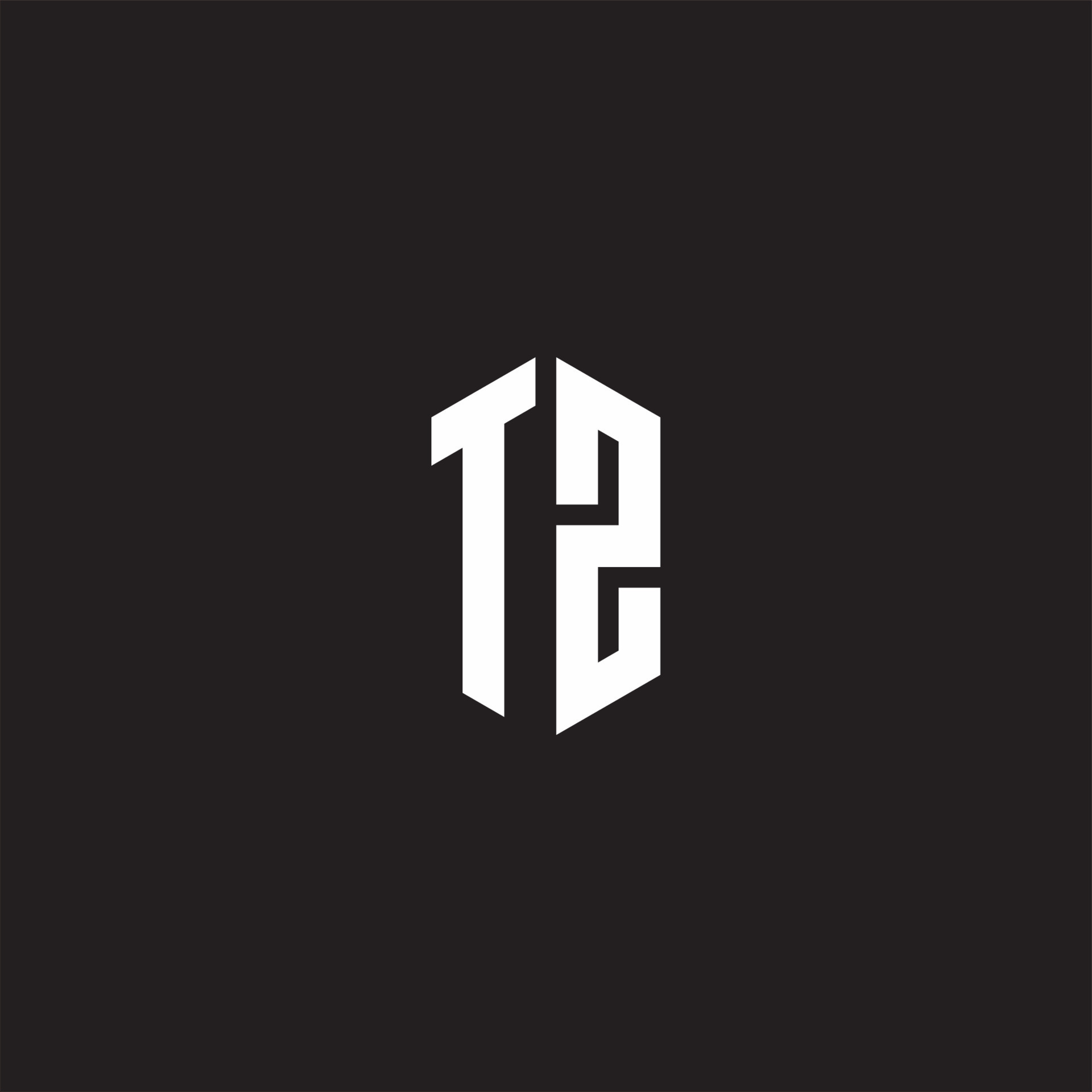 TZ Logo monogram with hexagon shape style design template 21104918 ... TZ Logo monogram with hexagon shape style design template 21104918 ...