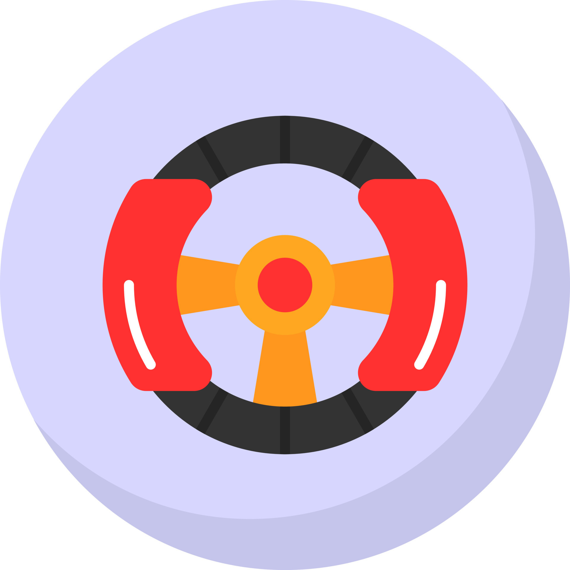 Steering Wheel Vector Icon Design 21105685 Vector Art at Vecteezy
