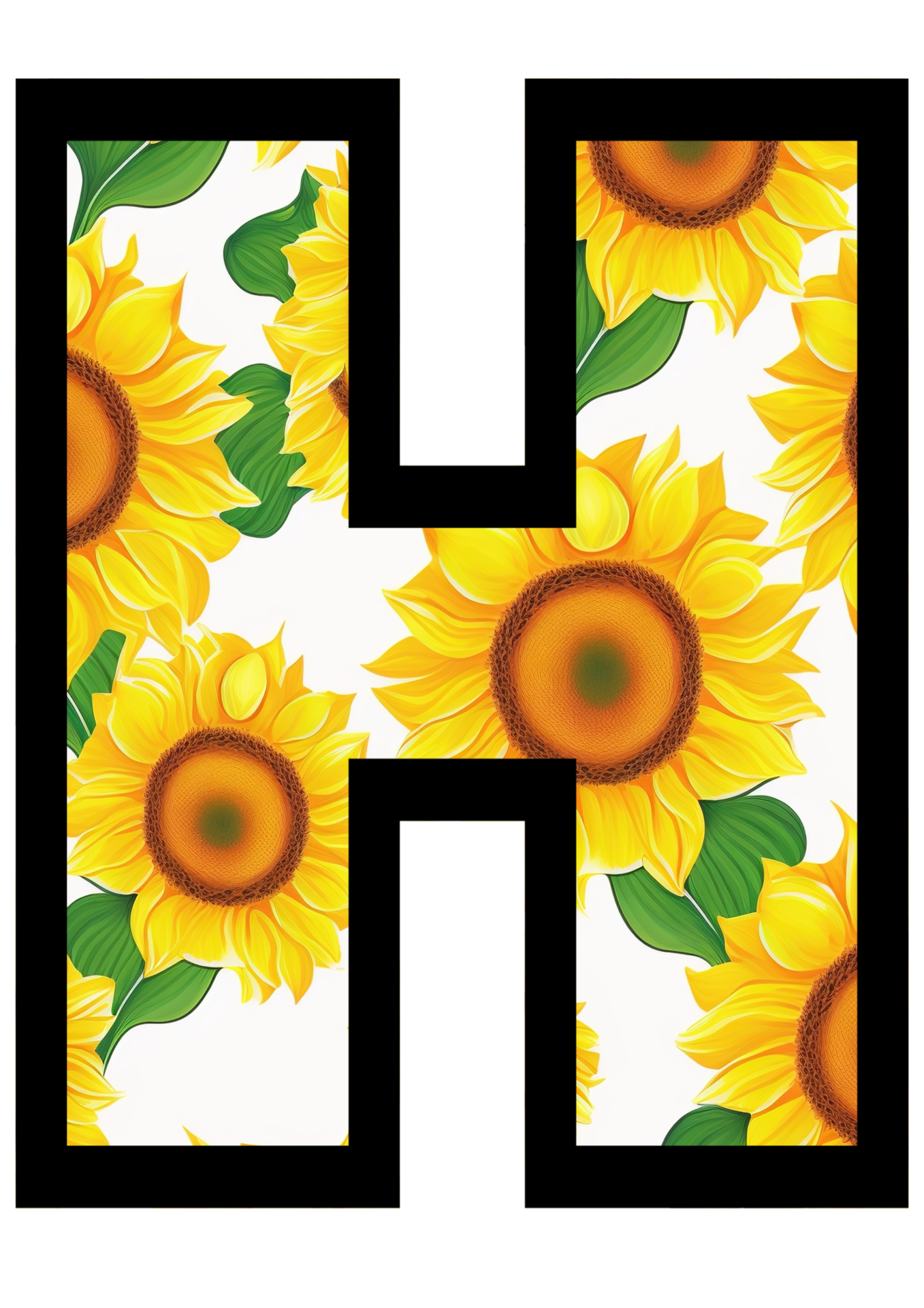 girasol floral alfabeto, letra h con amarillo girasol modelo 21106612 PNG girasol floral alfabeto, letra h con amarillo girasol modelo 21106612 PNG