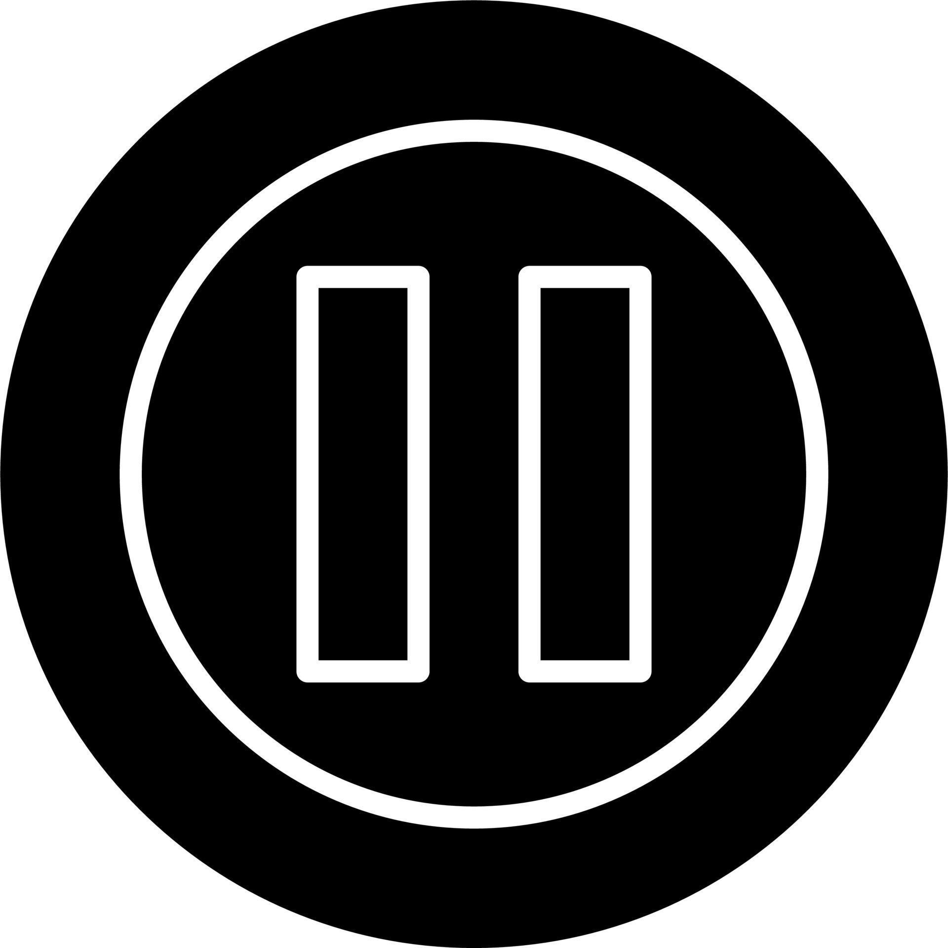 Pause Vector Icon 21107992 Vector Art at Vecteezy