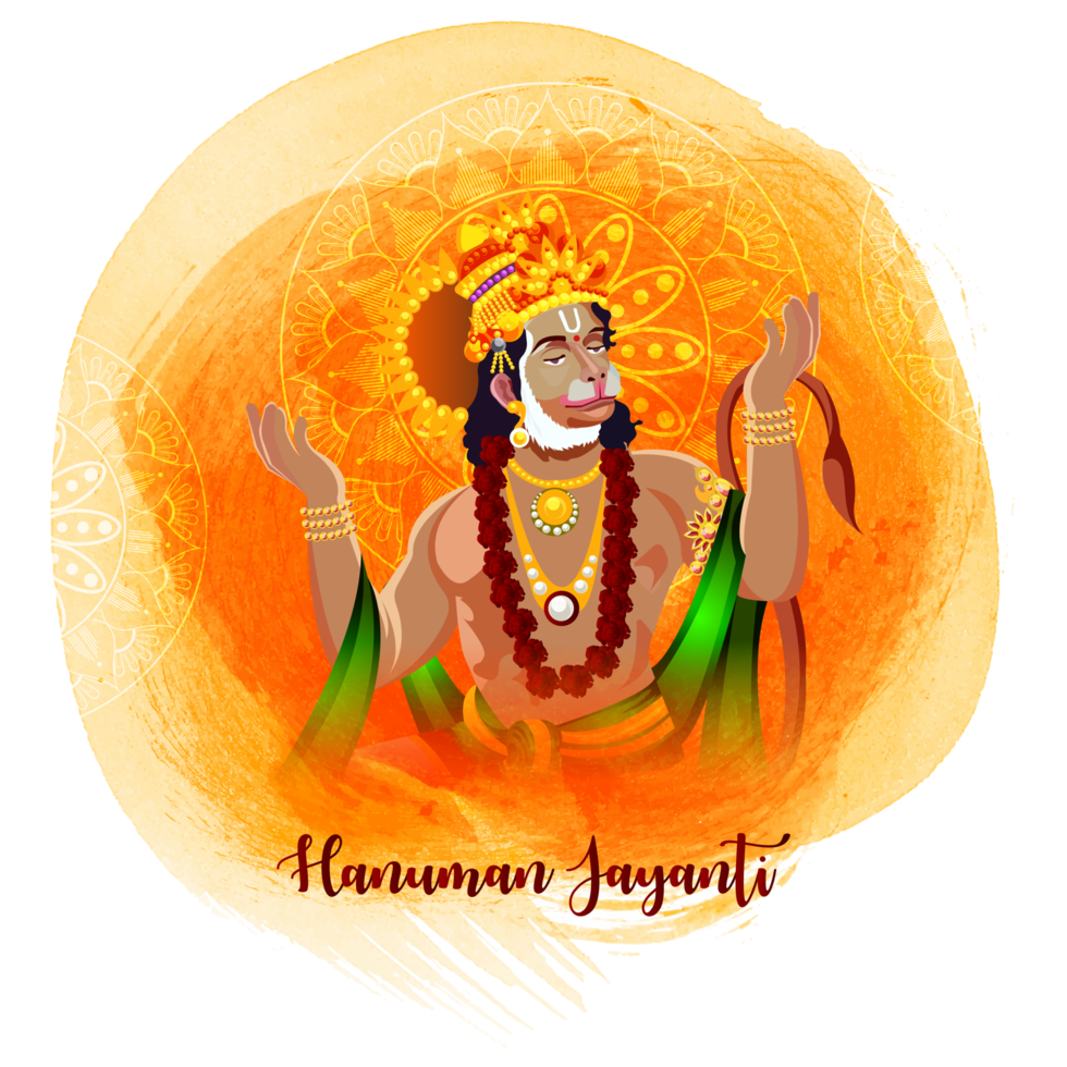 Shri Hanuman Jayanti Indian Festival Background 21113859 Png