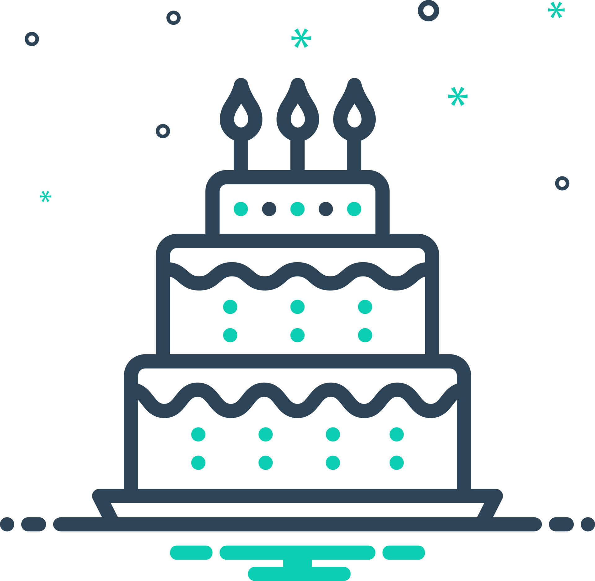 mix icon for cake 21116708 Vector Art at Vecteezy