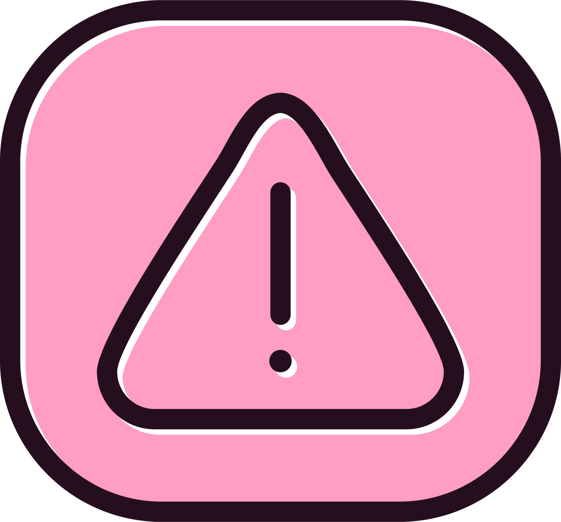 Caution Vector Icon 21121070 Vector Art at Vecteezy