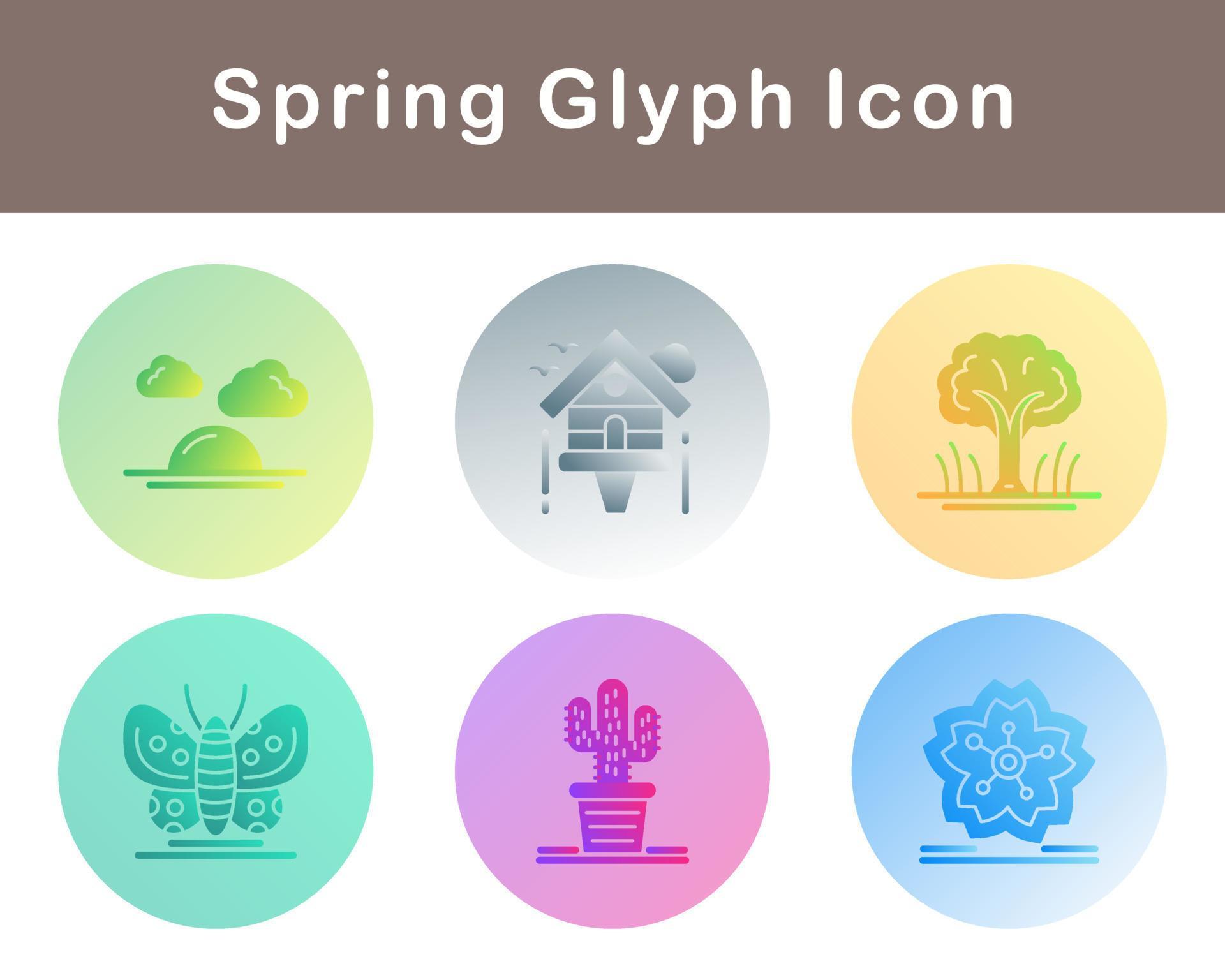 Spring Vector Icon Set 21122689 Vector Art at Vecteezy