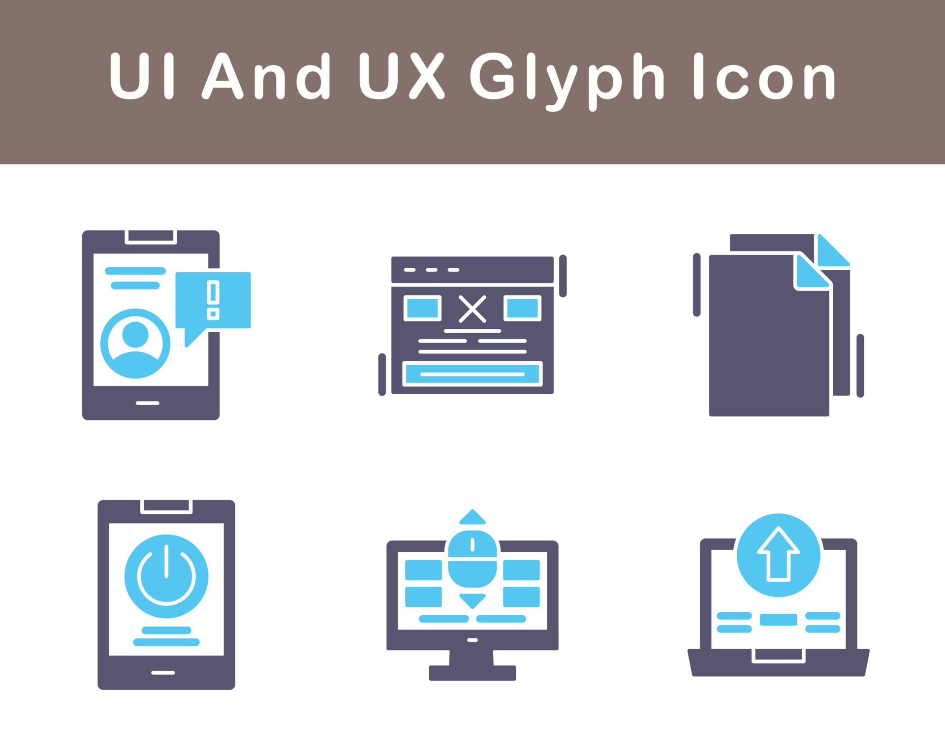UI And UX Vector Icon Set 21123010 Vector Art at Vecteezy