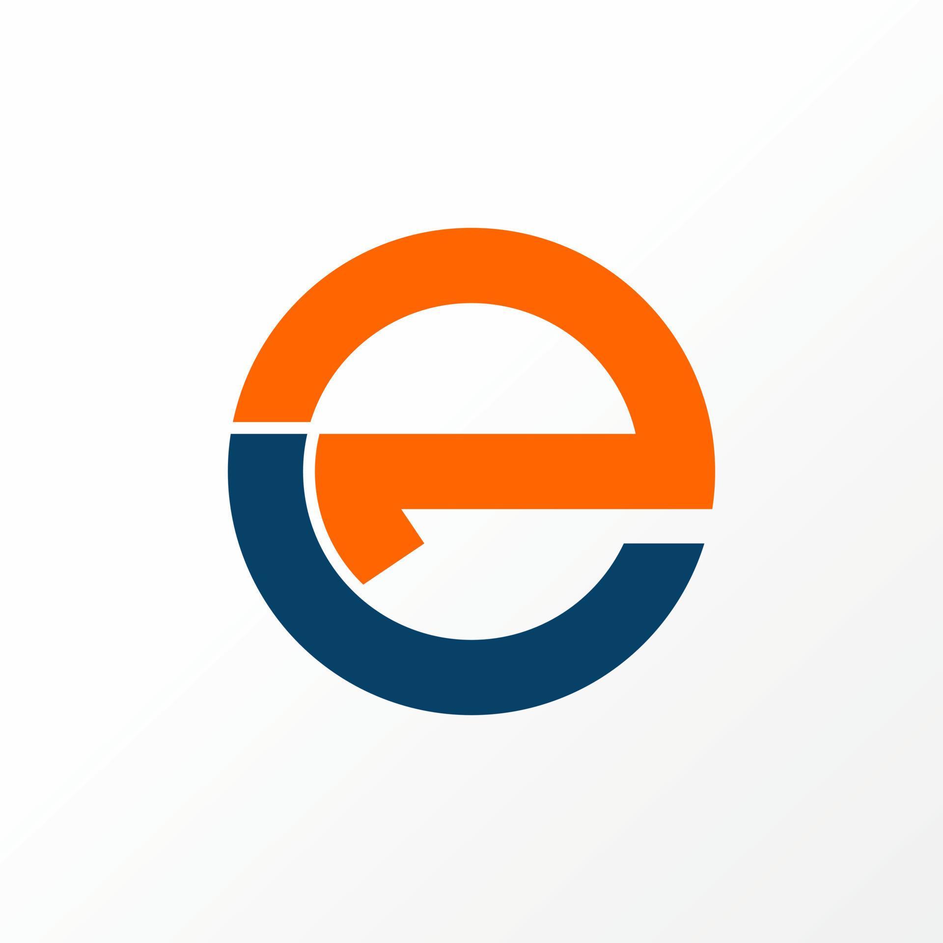 Unique but simple letter or word 1E sans serif font on 3D shape image ...