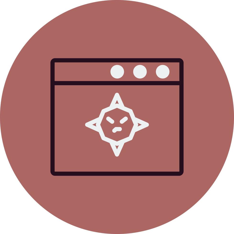 Browser Virus Vector Icon 21130708 Vector Art at Vecteezy
