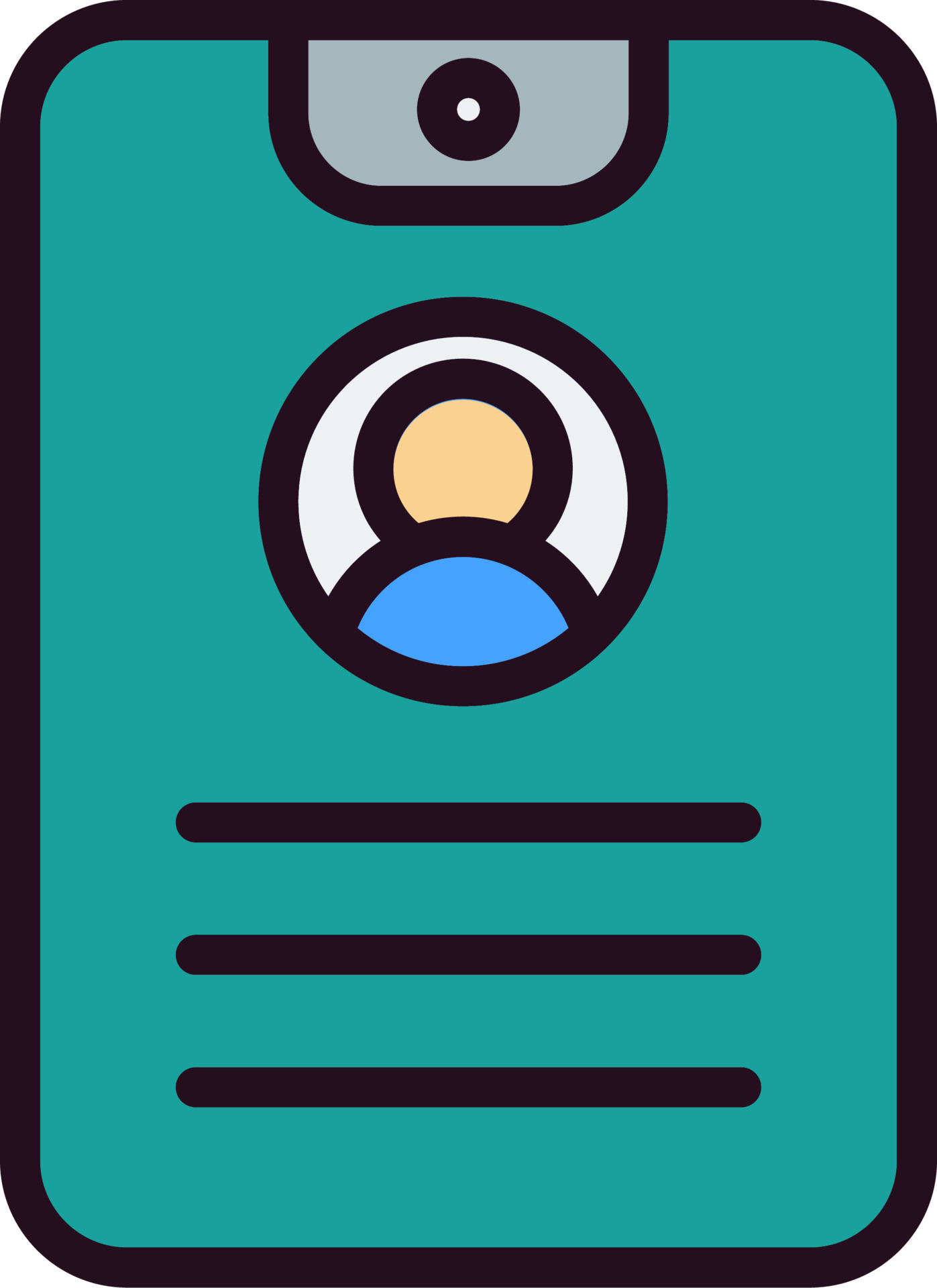 Security Pass Vector Icon 21131829 Vector Art At Vecteezy