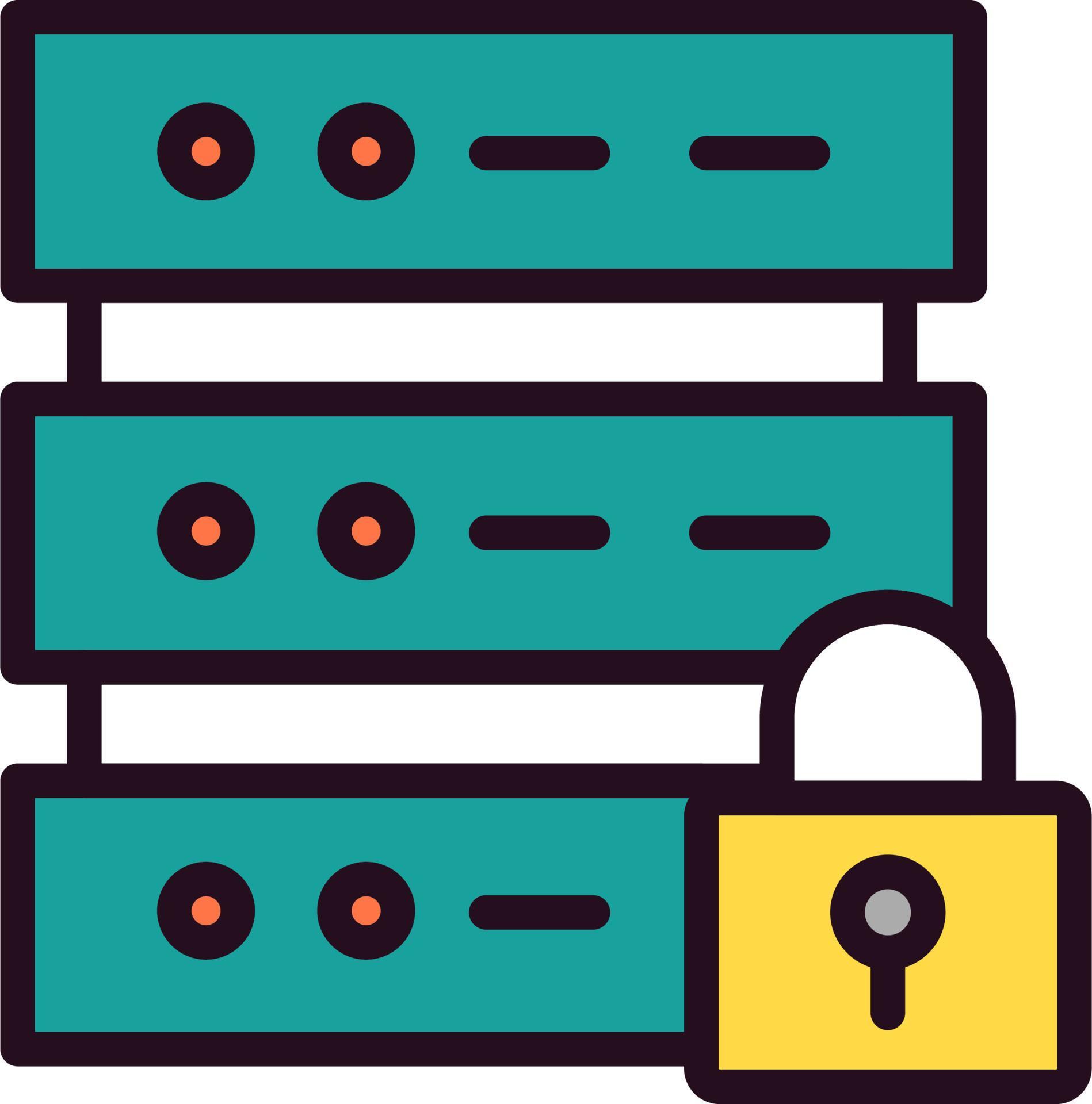 Database Security Vector Icon 21131932 Vector Art at Vecteezy