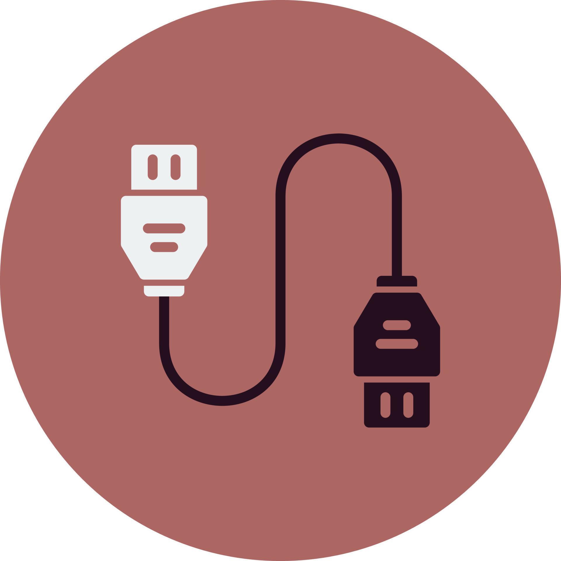 Data Cable Vector Icon 21132879 Vector Art at Vecteezy