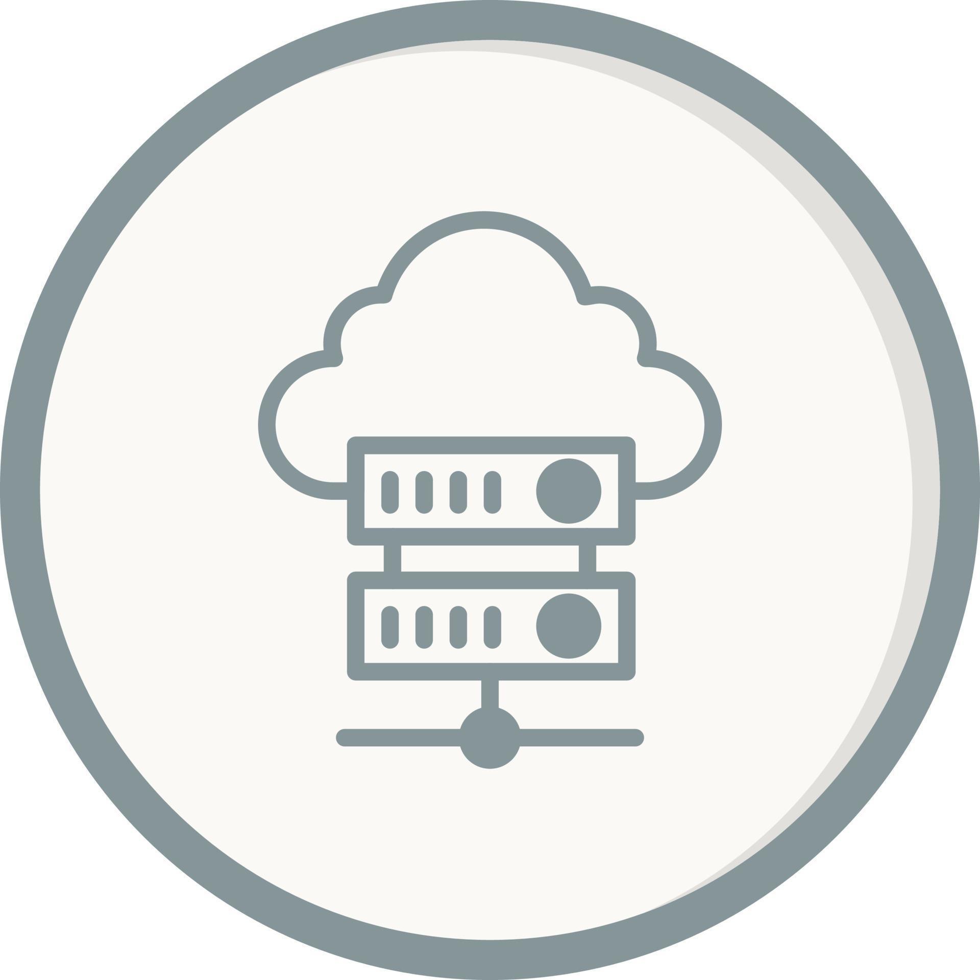 Cloud Server Vector Icon 21132922 Vector Art at Vecteezy