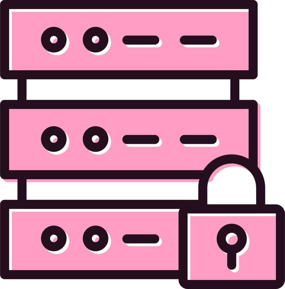 Database Security Vector Icon 21134095 Vector Art At Vecteezy
