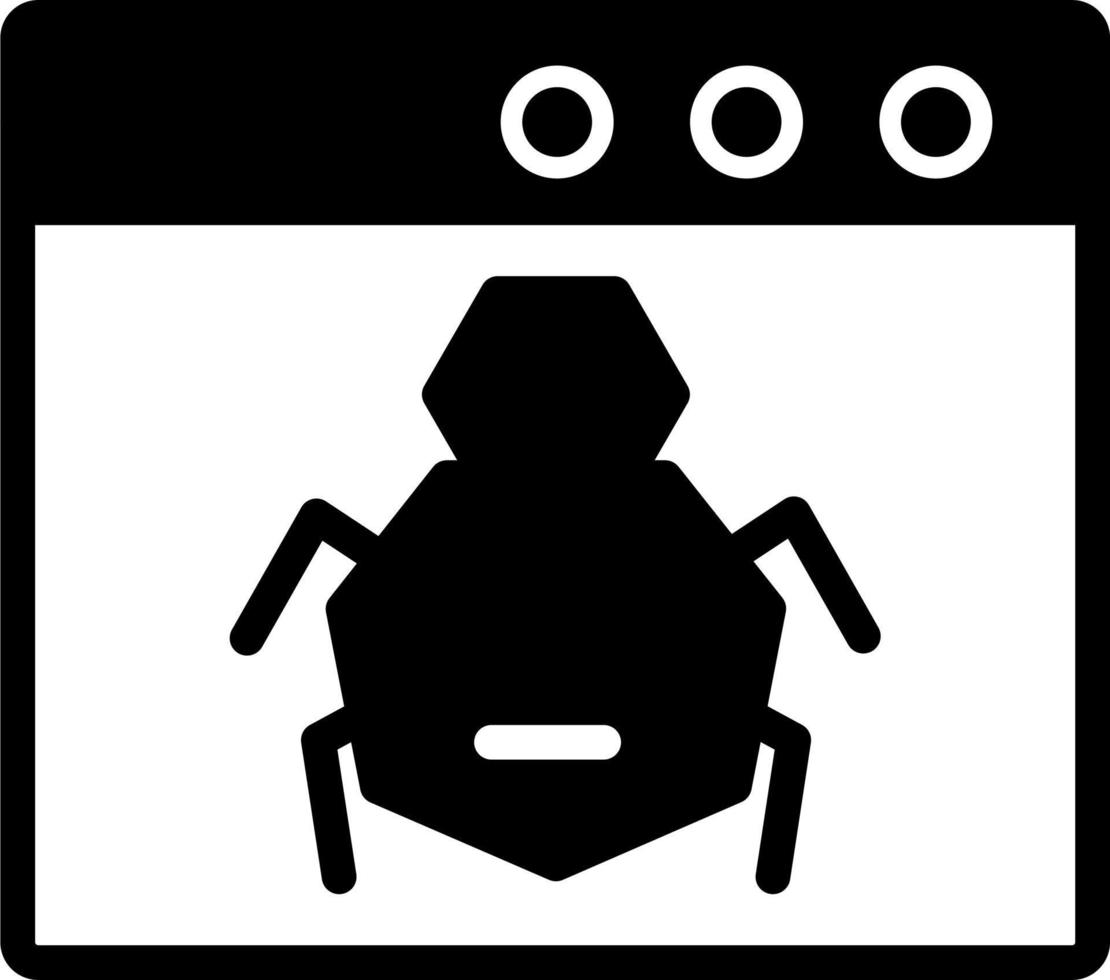 Browser Bug Vector Icon 21135687 Vector Art At Vecteezy