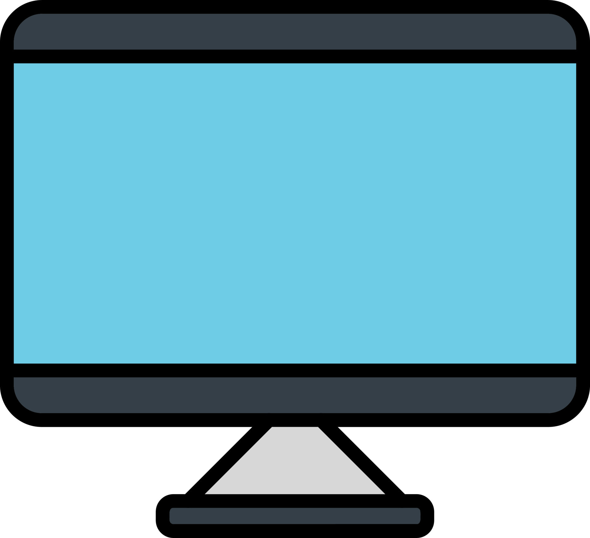 Computer Vector Icon 21141556 Vector Art at Vecteezy