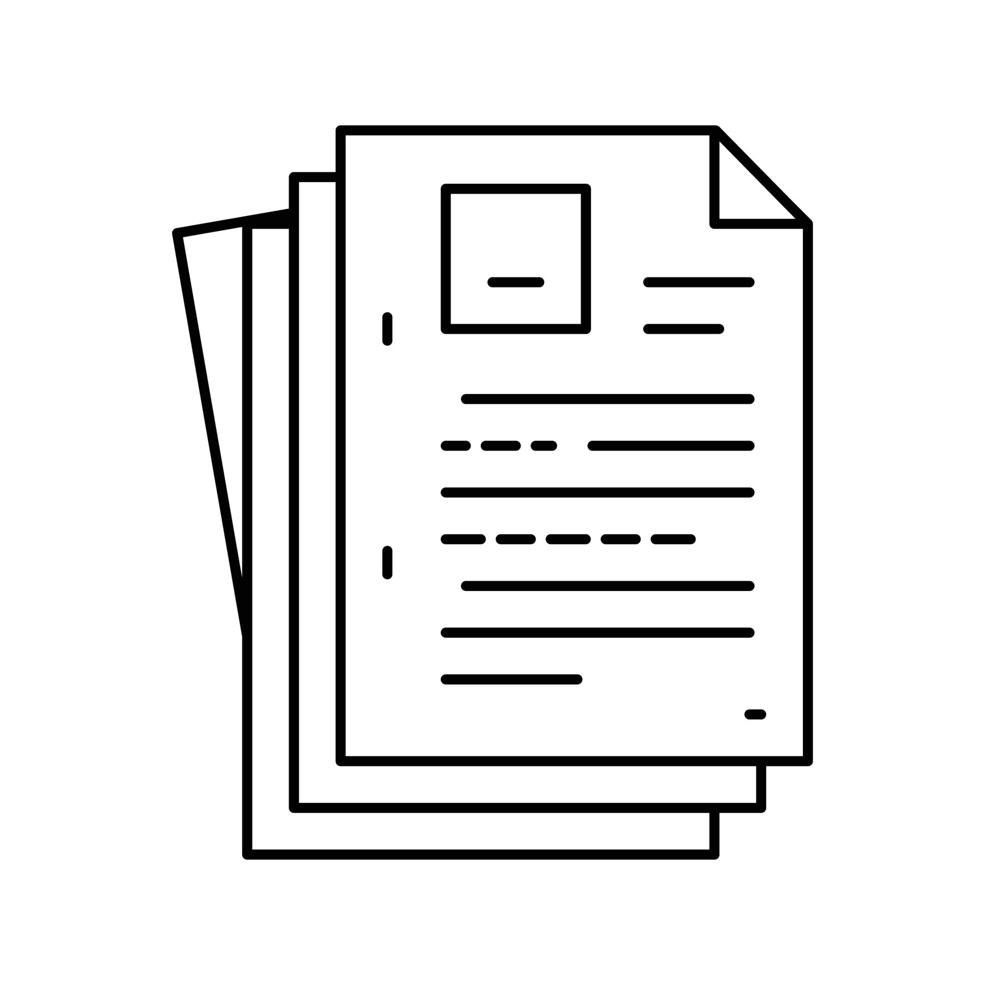 Sheet Document Paper Line Icon Vector Illustration 21142944 Vector Art