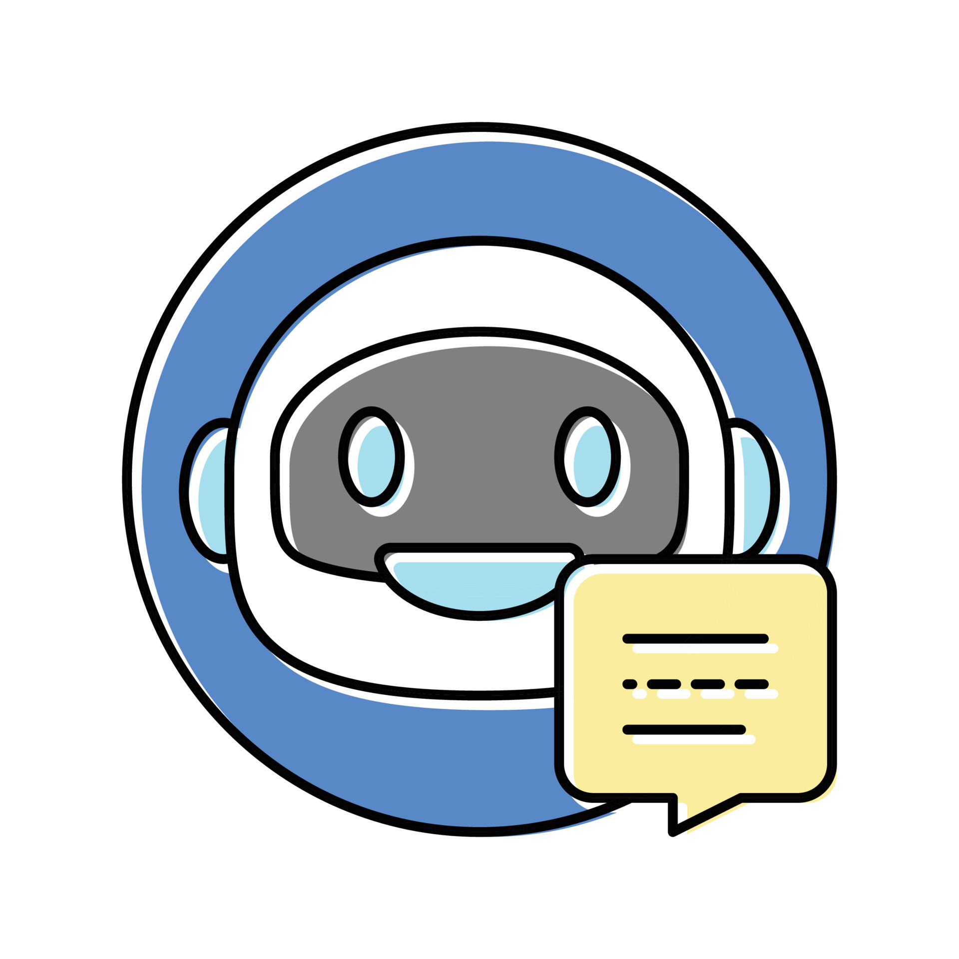 robot charla larva del moscardón color icono vector ilustración ... robot charla larva del moscardón color icono vector ilustración ...