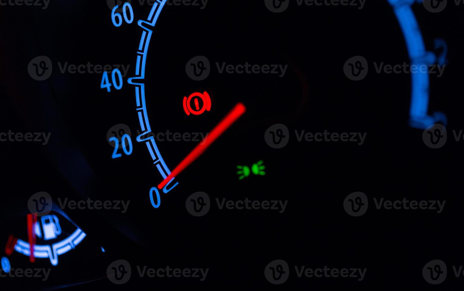 Speedometer illuminated at night 21144287 Stock Photo at Vecteezy