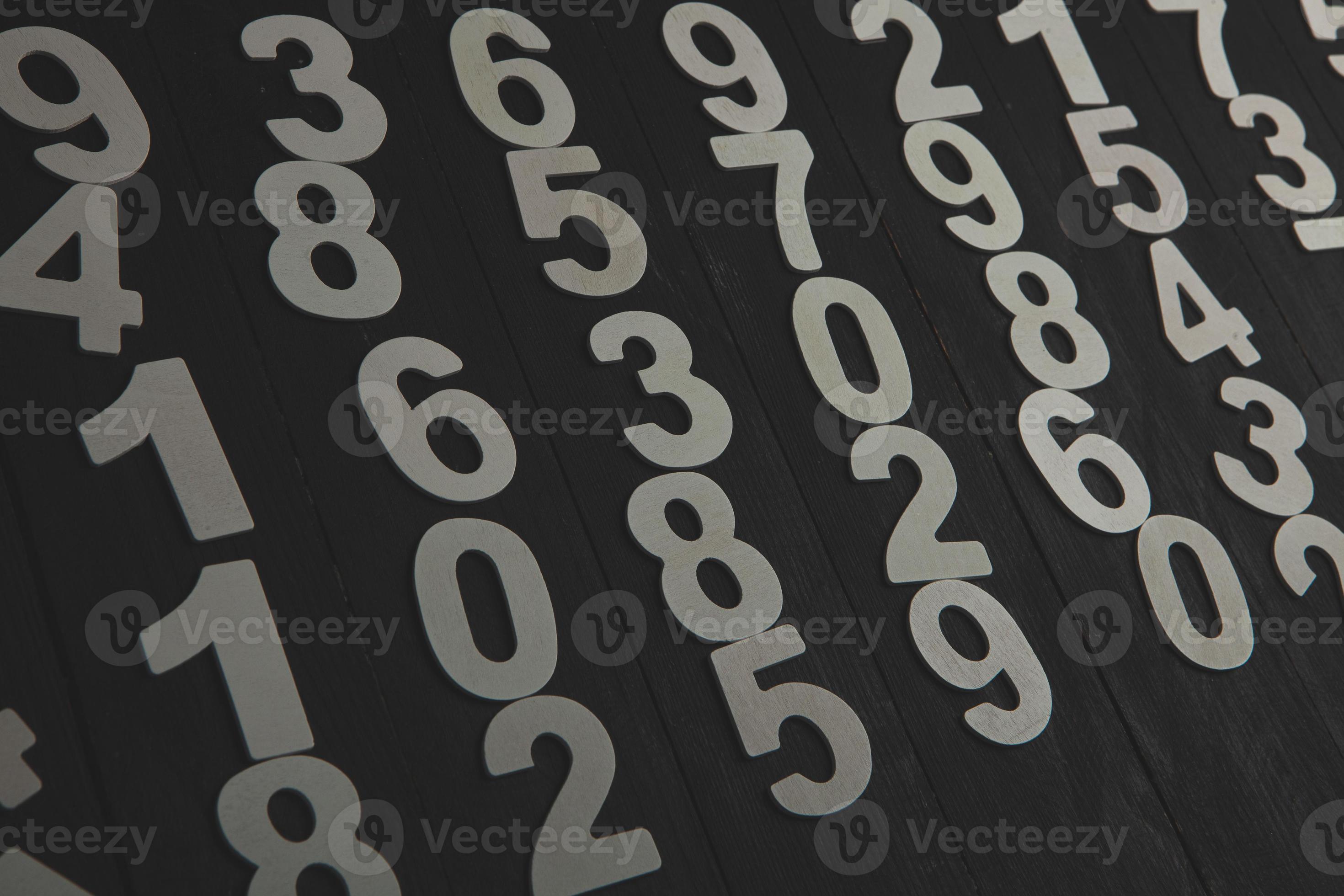 Background Of Numbers From Zero To Nine Finance Data Concept Mathematic Seamless Pattern