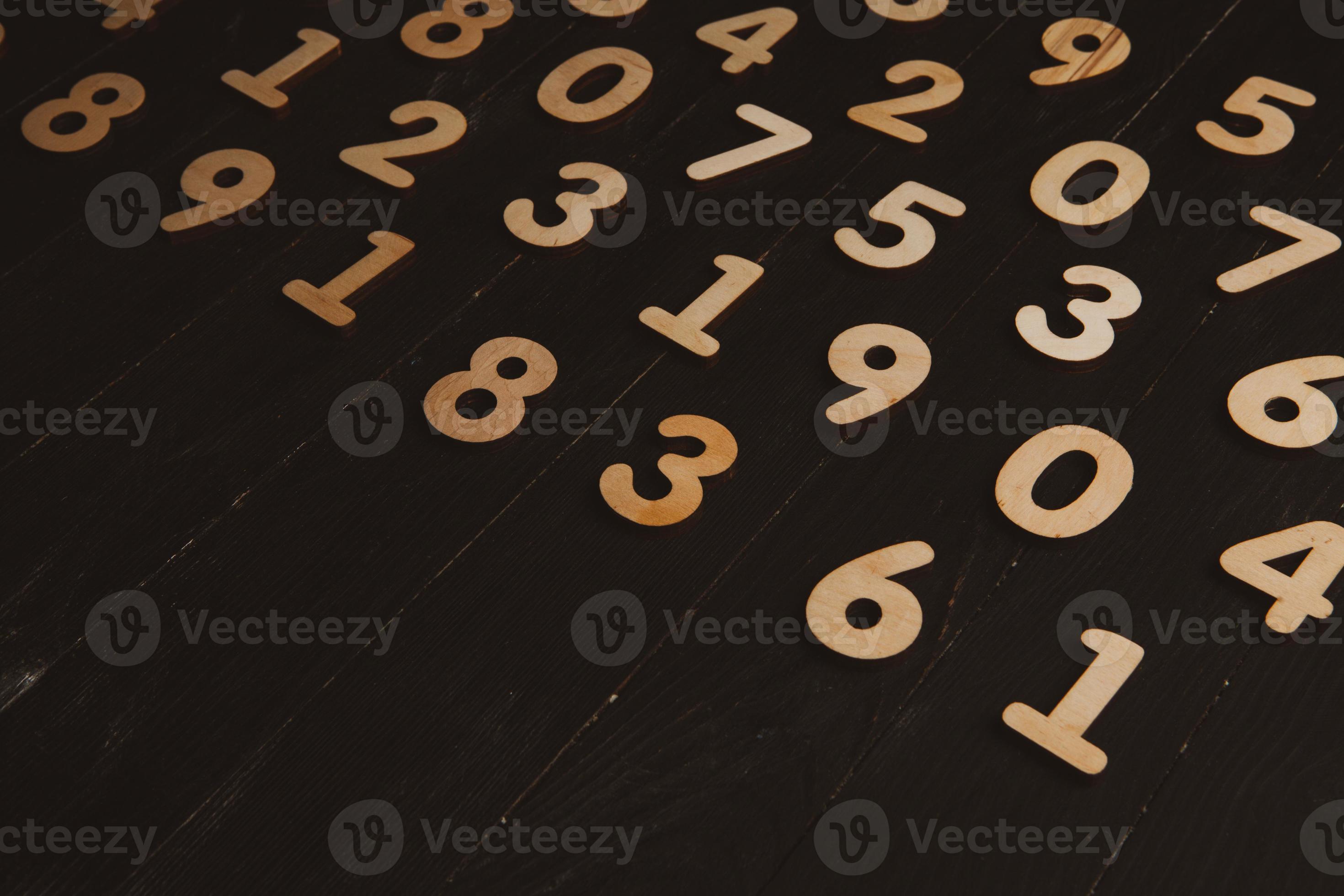 Background Of Numbers From Zero To Nine Finance Data Concept Mathematic Seamless Pattern