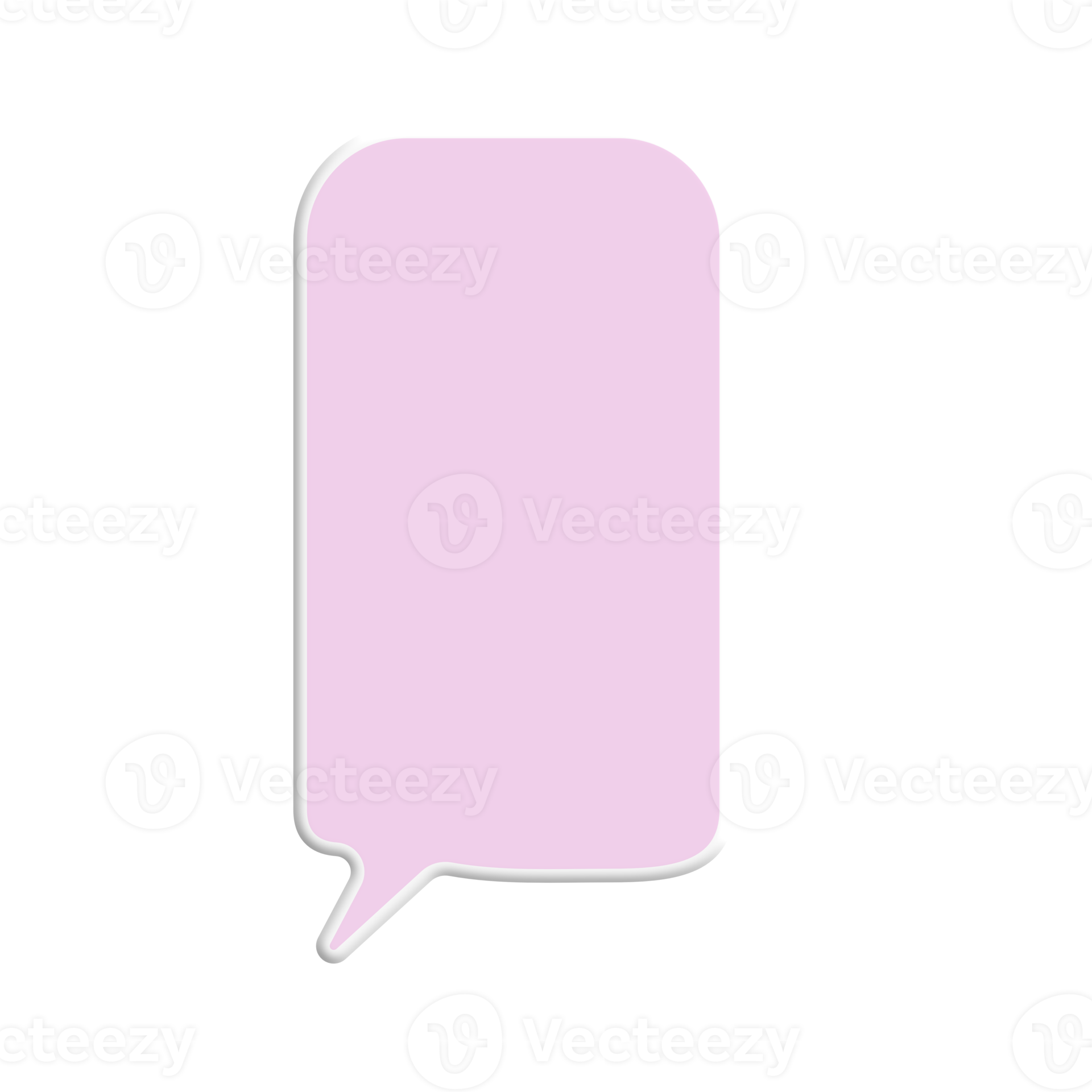 speech bubble 3D 21167919 PNG