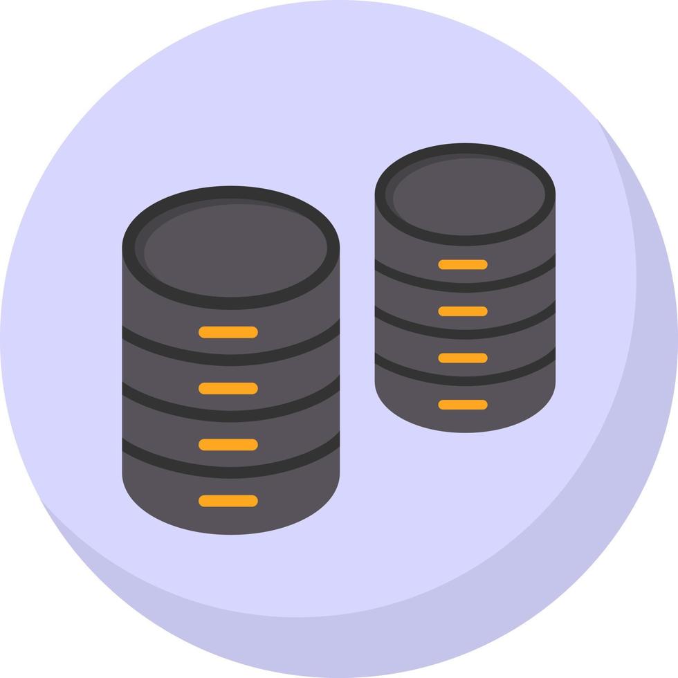 Database Vector Icon Design 21168291 Vector Art at Vecteezy