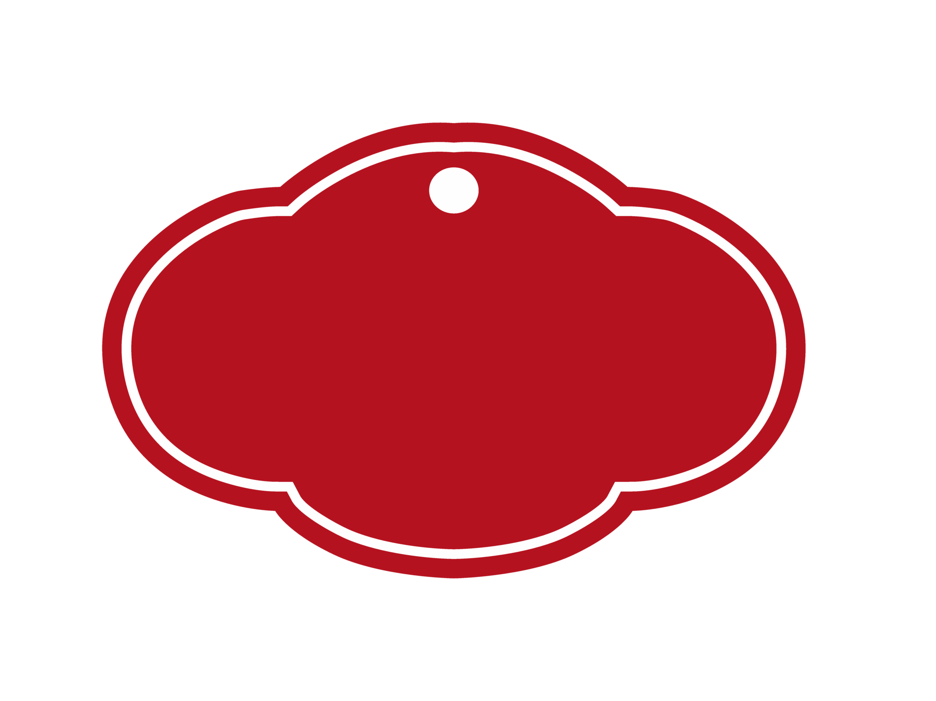 Red Blank Label With White Outline 21170110 PNG red-blank-label-with-white-outline-21170110-png