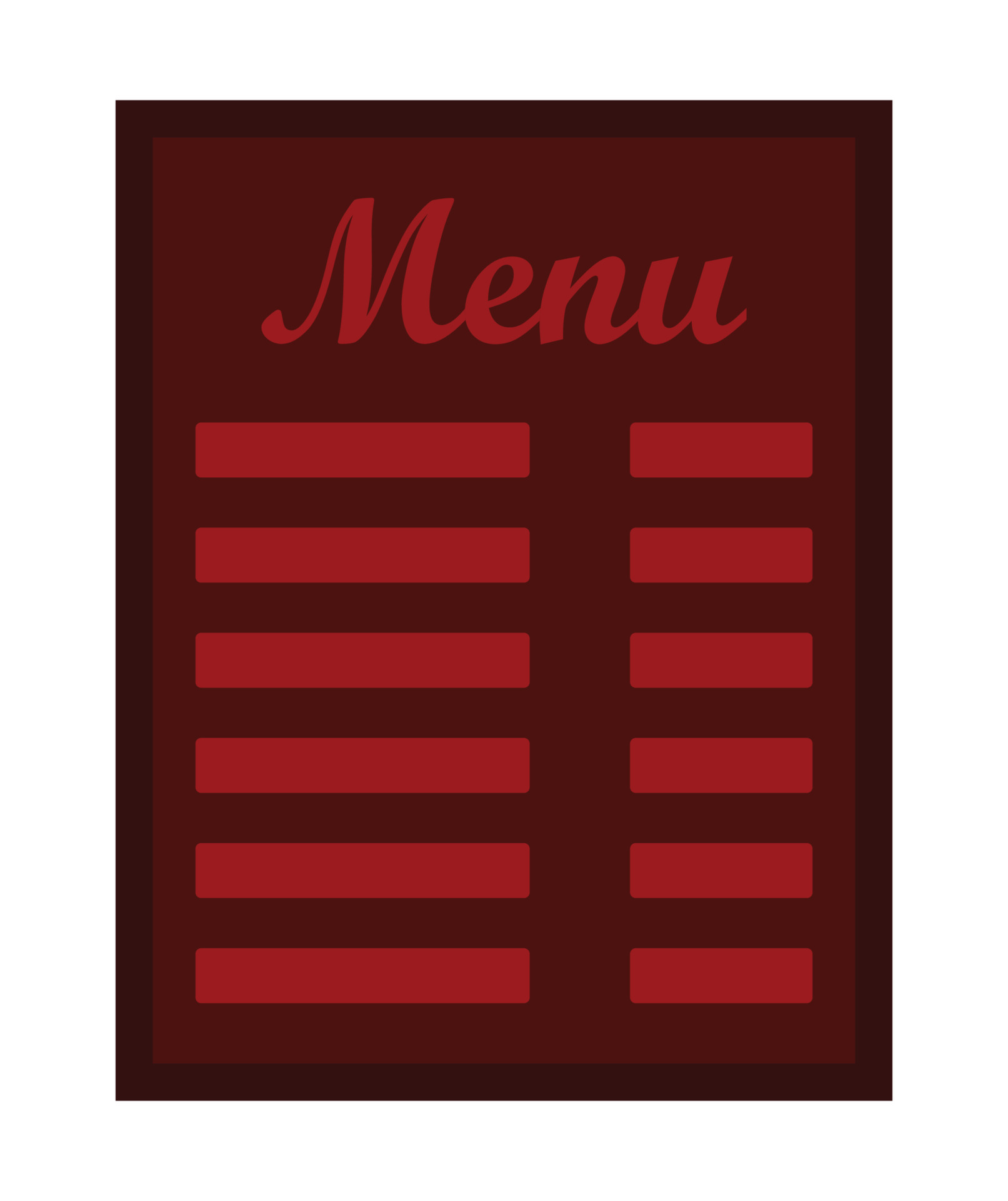 Restaurant Menu Board, Chalkboard Menu Illustration 21181786 Vector Art ... Restaurant Menu Board, Chalkboard Menu Illustration 21181786 Vector Art ...