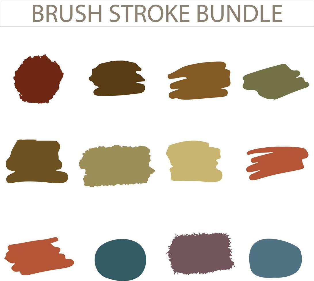 Brush Stroke Bundle 21185203 Vector Art at Vecteezy
