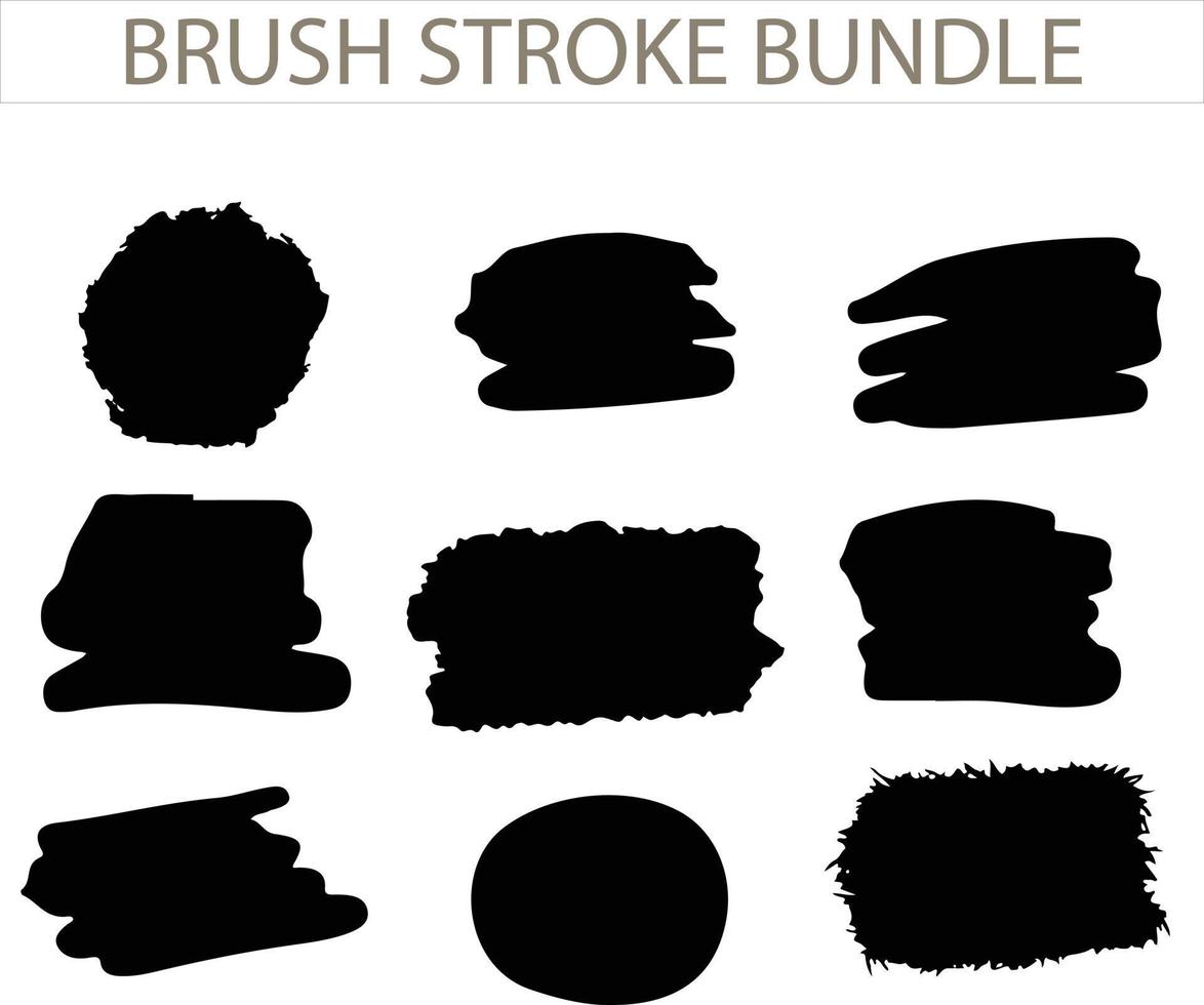 Brush Stroke Bundle 21185209 Vector Art at Vecteezy